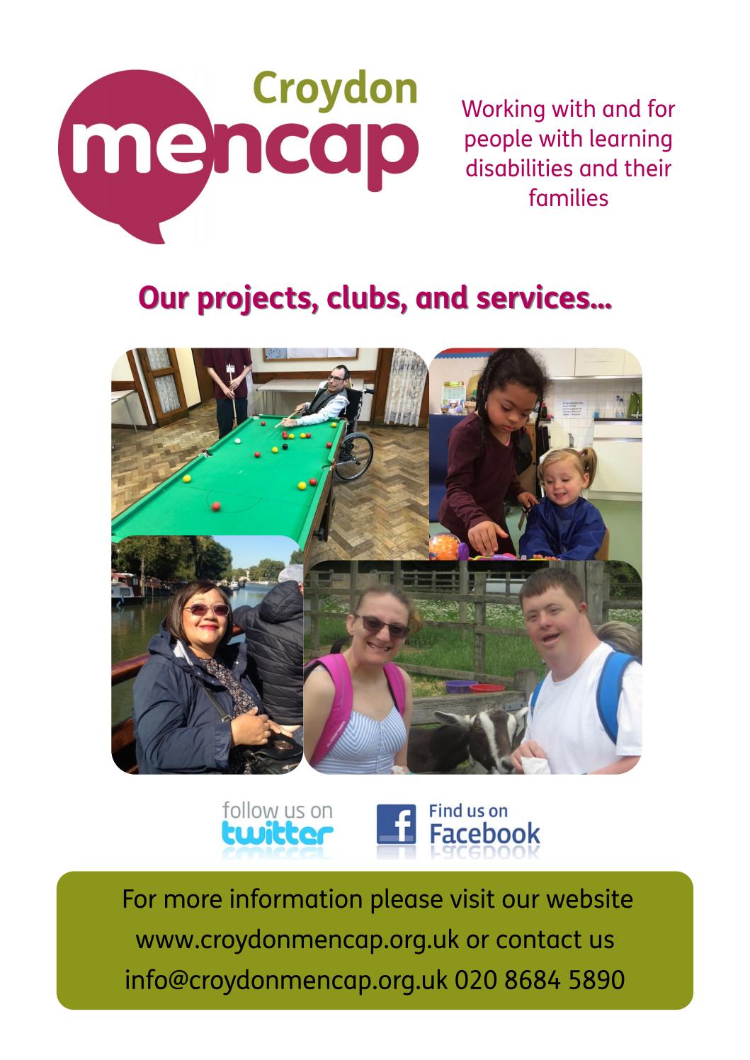 Croydon Mencap - Our projects, clubs, and services by Croydon Mencap ...