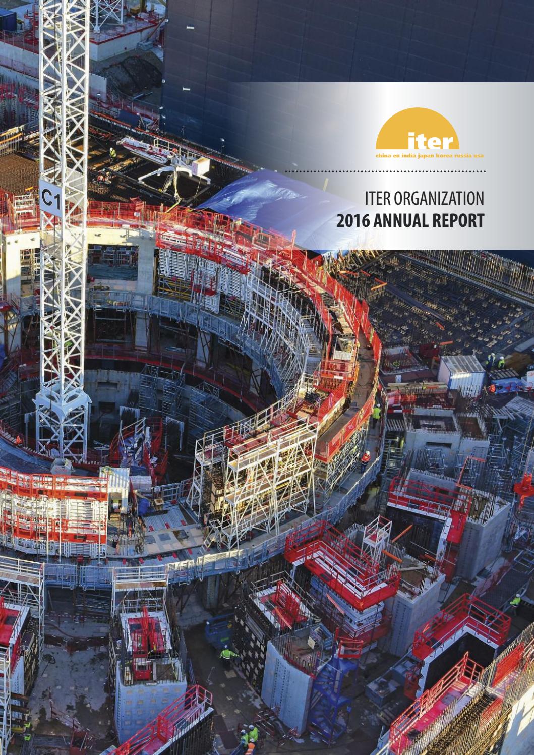 ITER ORGANIZATION 2016 ANNUAL REPORT by iterorg - Issuu