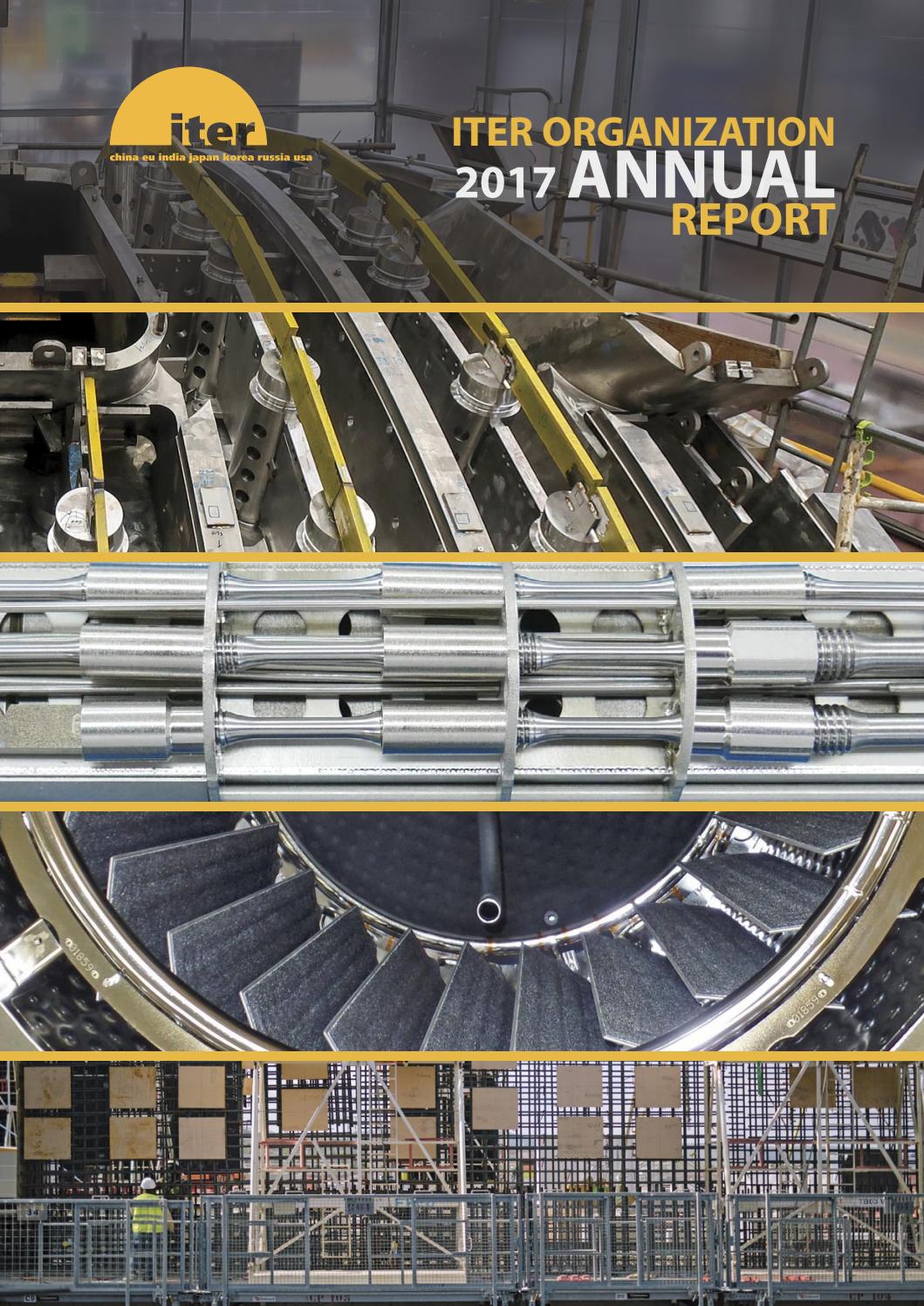 ITER ORGANIZATION 2017 ANNUAL REPORT by iterorg - Issuu