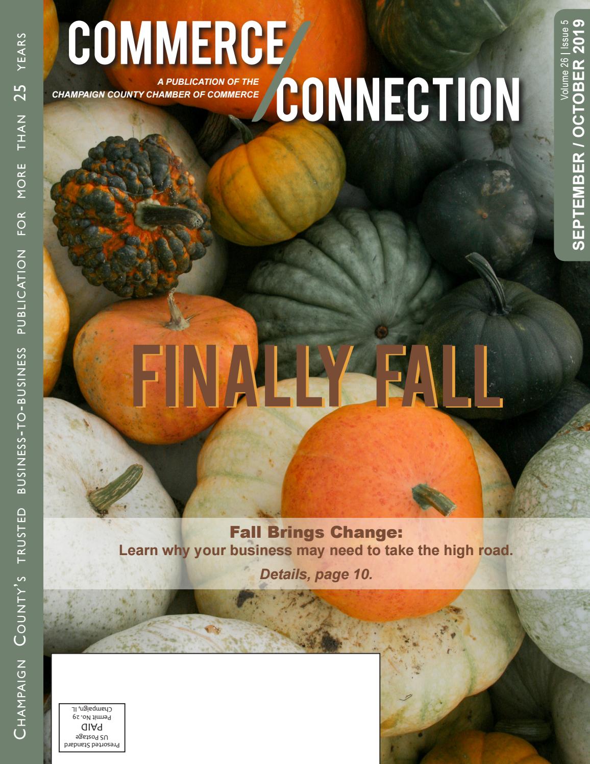 September/October 2019 Commerce Connection by Champaign County Chamber ...