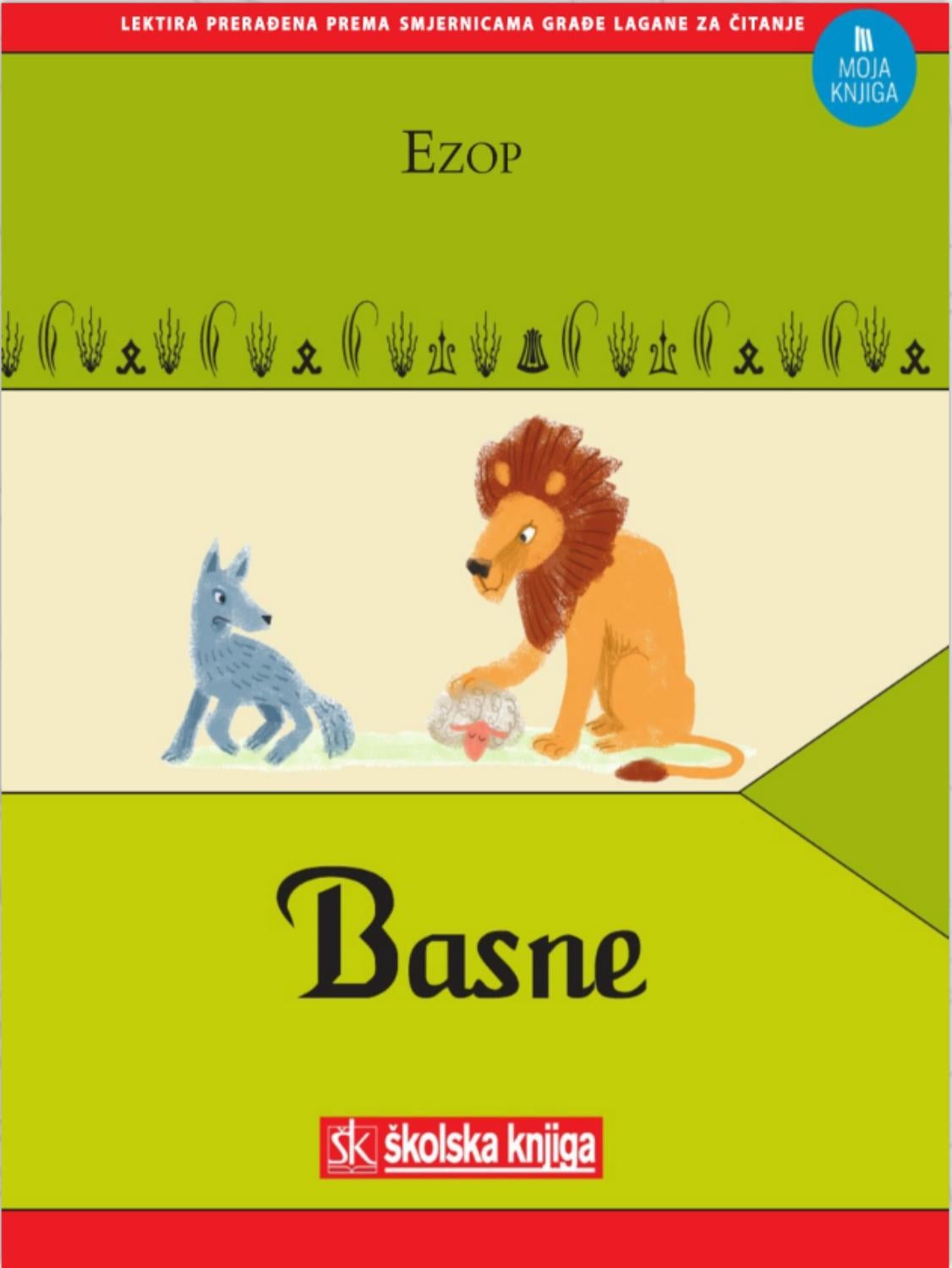 Ezop, Basne, Školska knjiga by Ines Bertović - Issuu