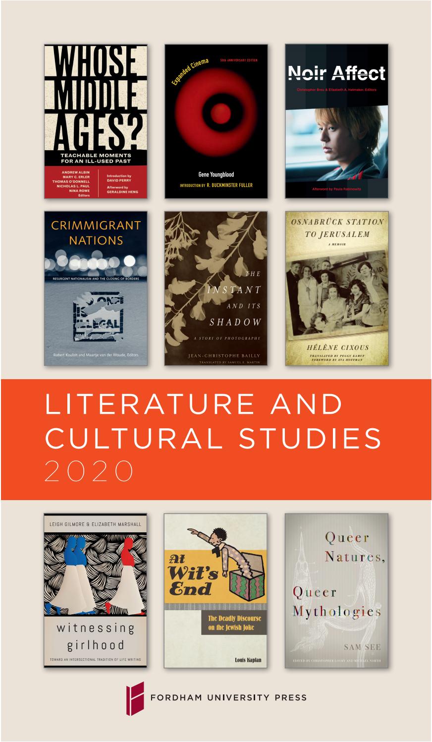 Literature and Cultural Studies 2020 Brochure by Fordham University ...