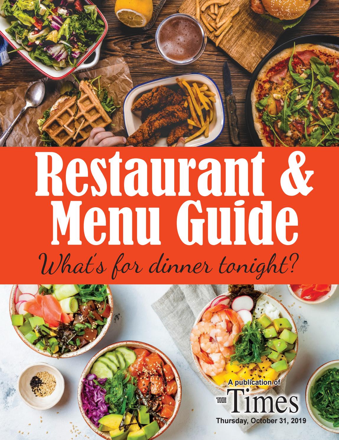 OST_Restaurant & Menu Guide_103119 by Shaw Media - Issuu