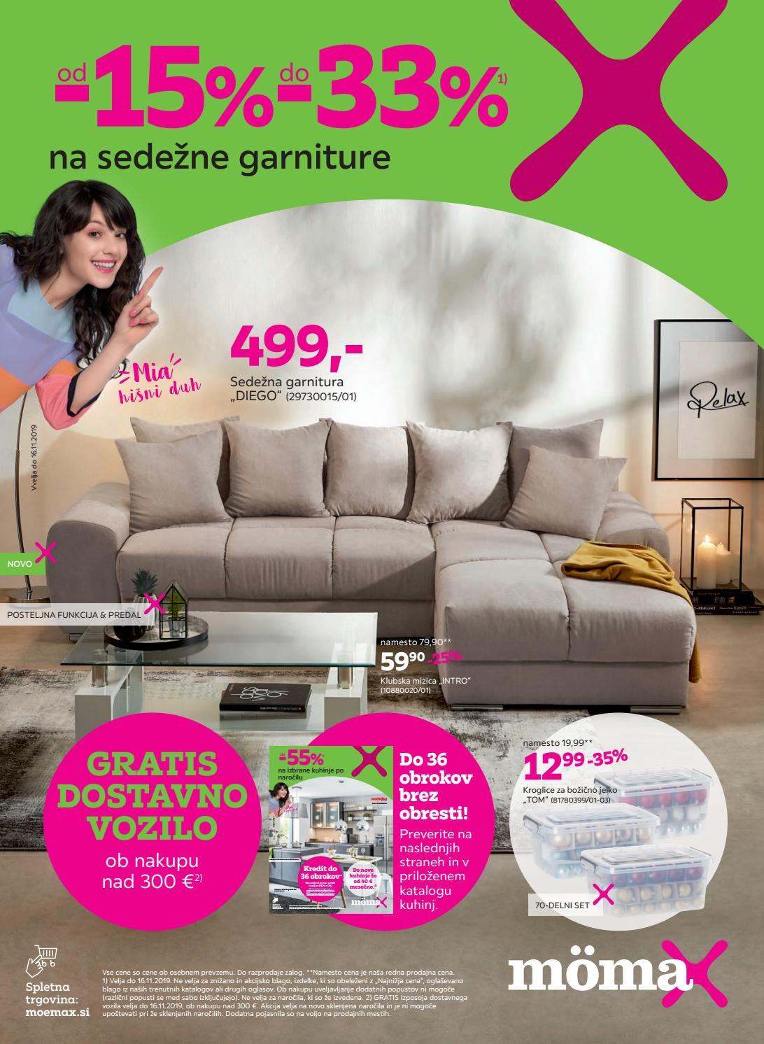 Momax katalog Sedežne garniture by Vsikatalogi.si - Issuu