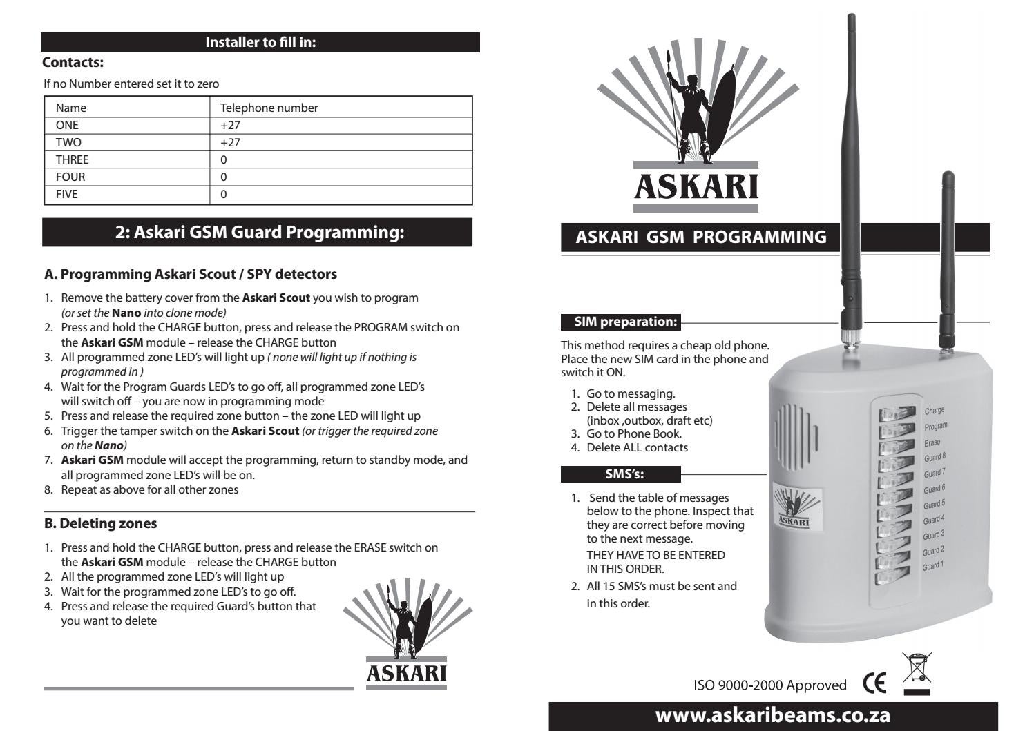 Askari GSM Module by Ndlovu Fencing - Issuu