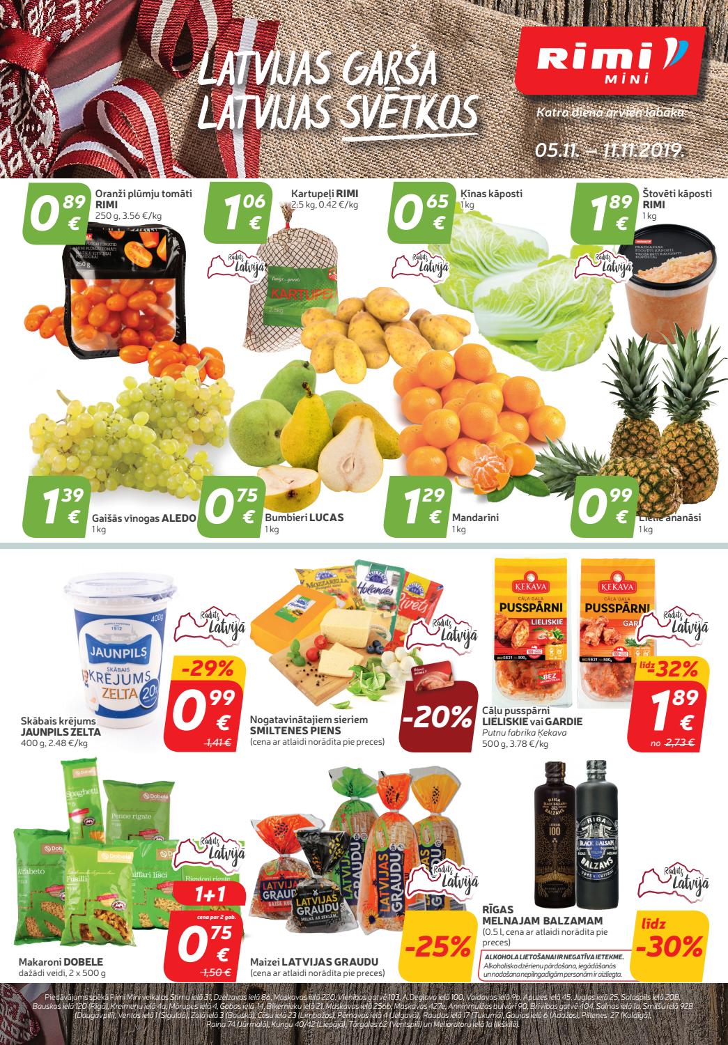 Rimi Mini piedāvājumi 05.11. - 11.11.2019. by Rimi - Issuu
