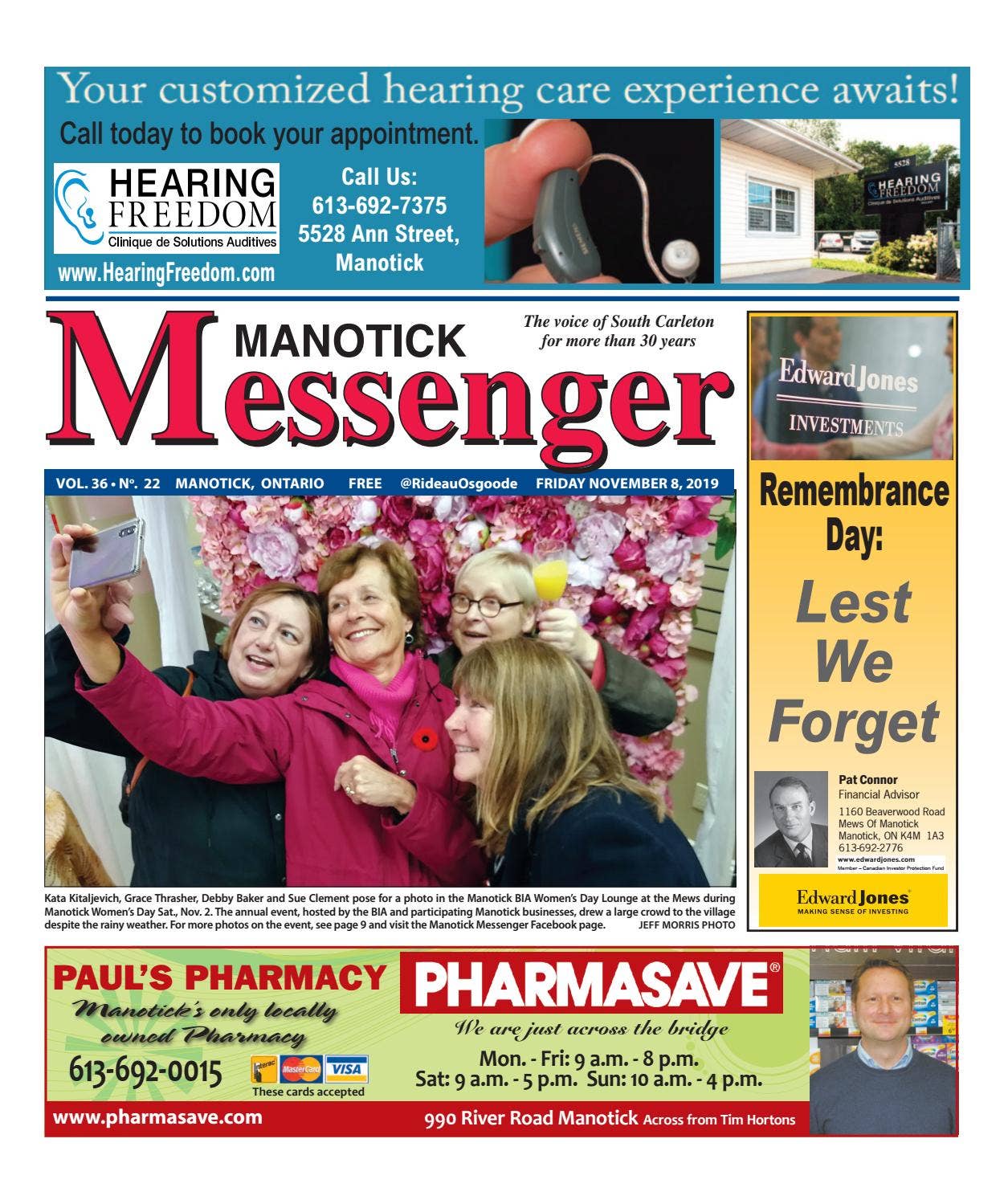 Manotick Messenger, November 8, 2019 by J Morris - Issuu