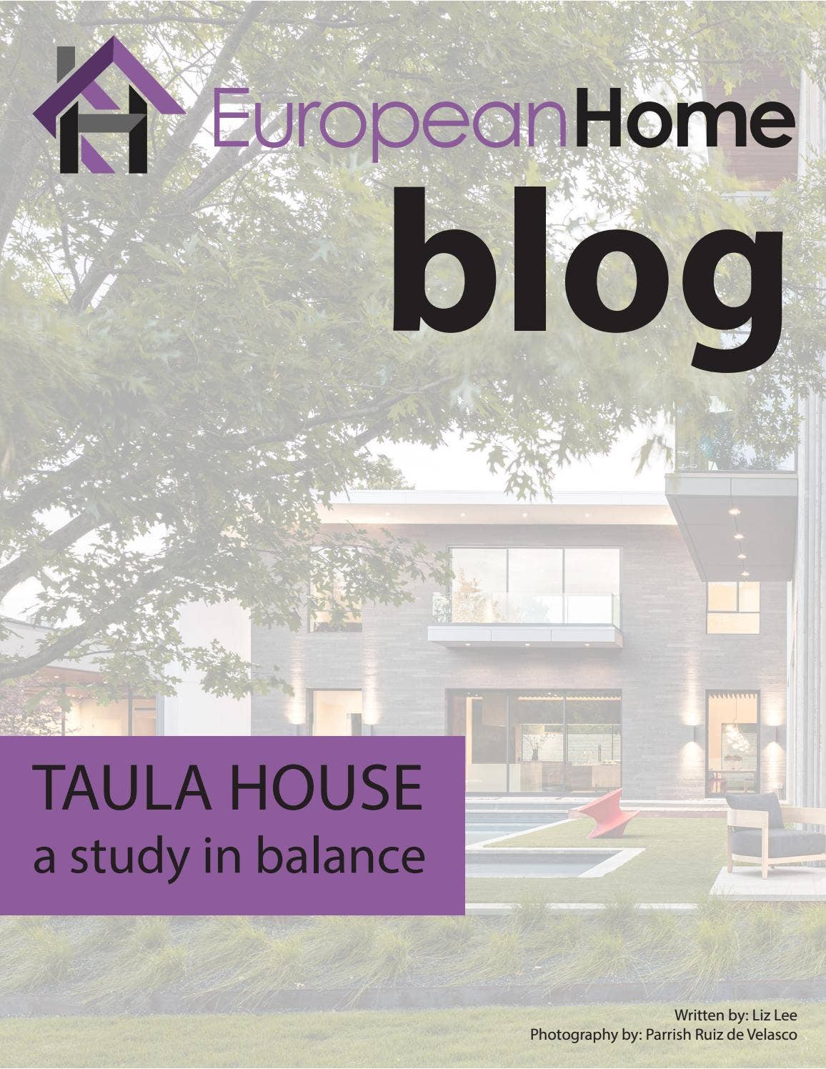 Taula House - A Study in Balance by European Home - Issuu