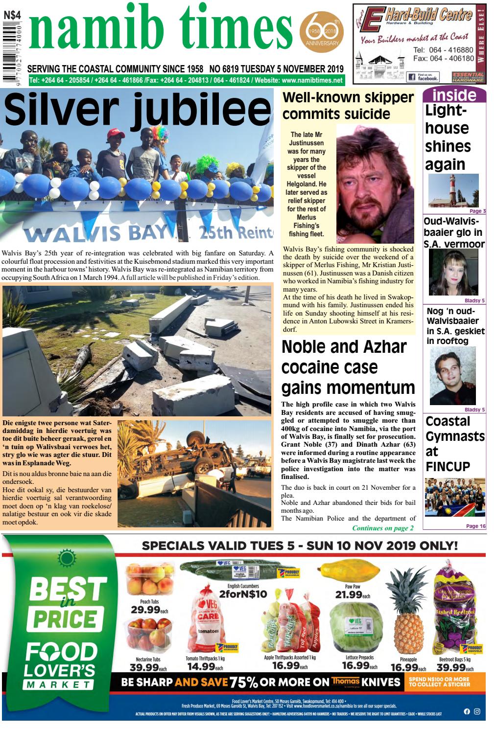 5 nov namib times e-edtion by Namib Times Virtual - Issuu