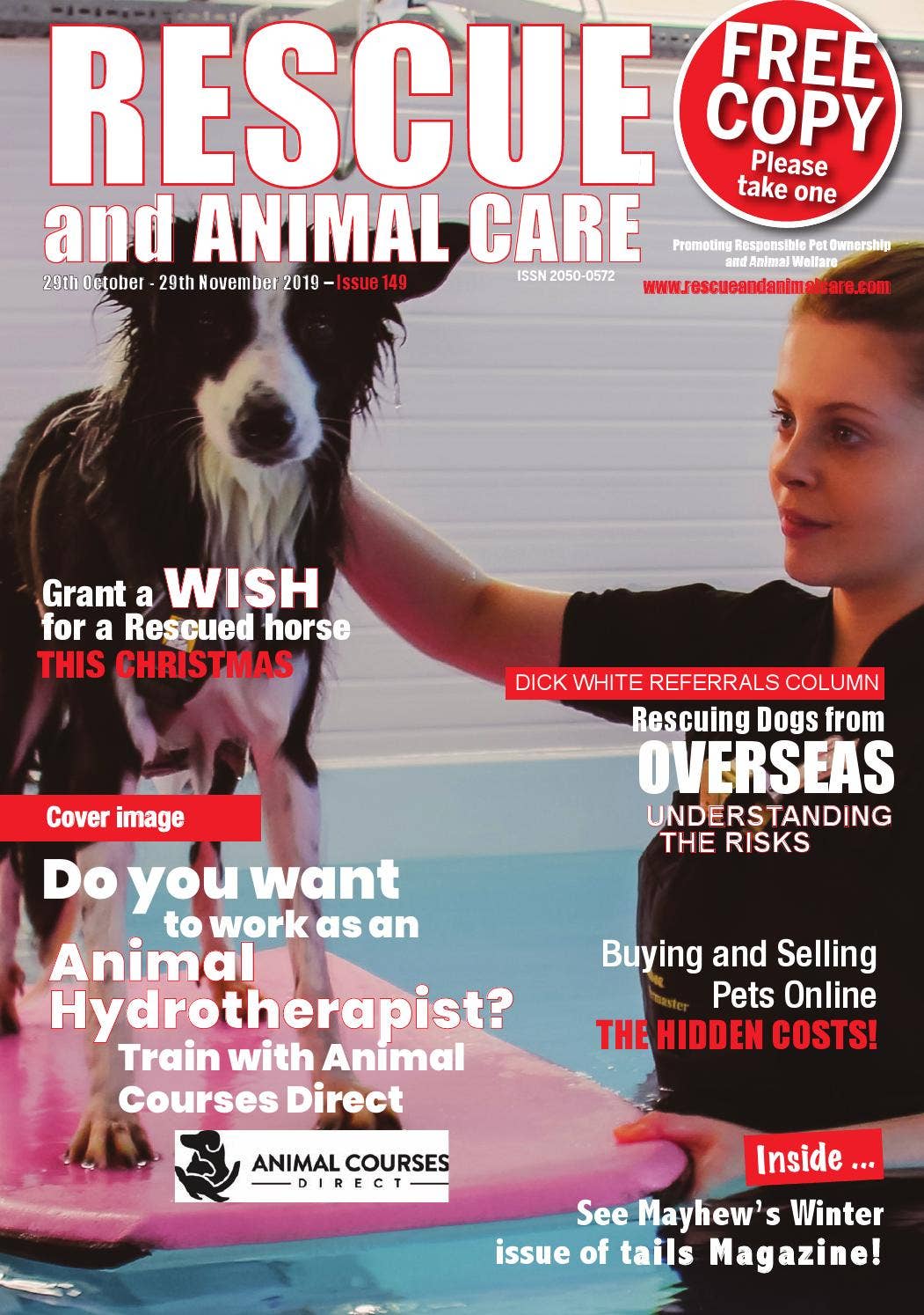Rescue and Animal Care Magazine 9th October - 29th November 2019–Issue ...