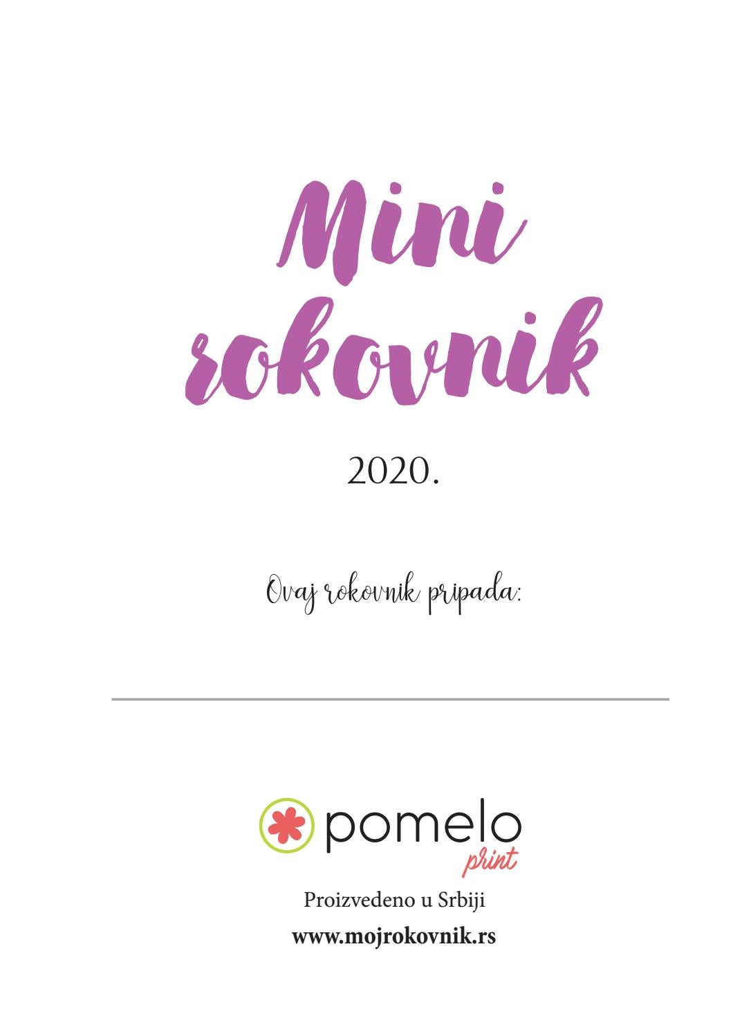 Mini rokovnik by Moj rokovnik - Issuu