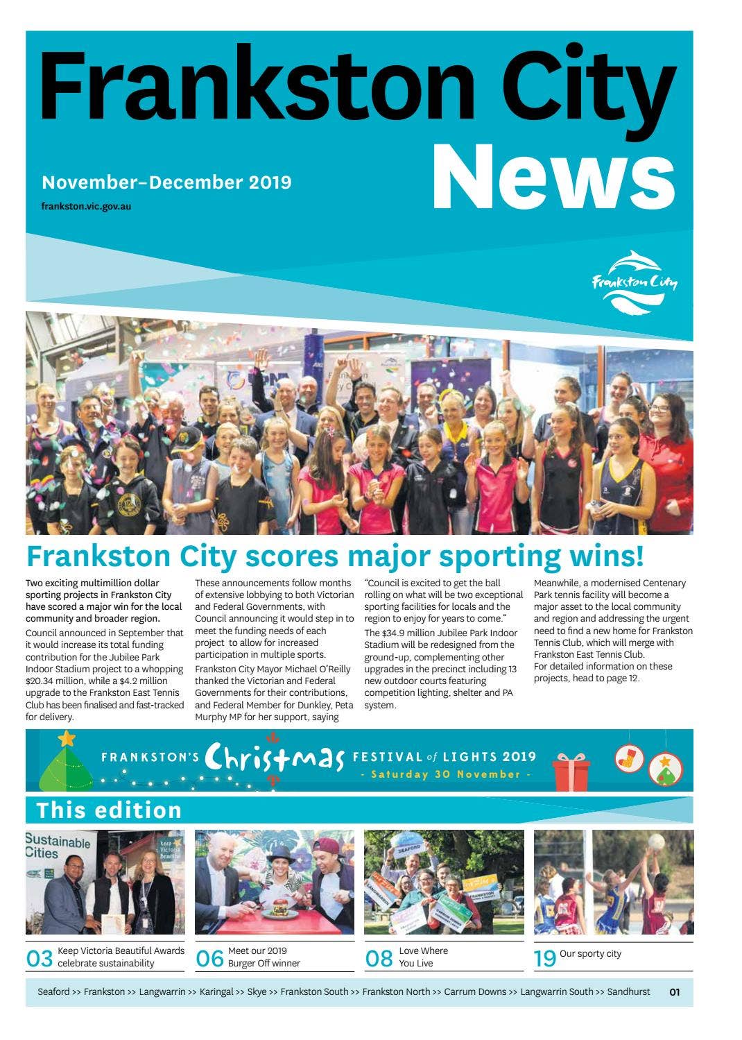 Frankston City News November/December 2019 by Frankston City News - Issuu