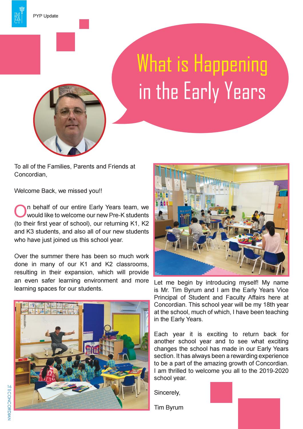 Early Years Update (1/2019-2020) by Concordian International School - Issuu