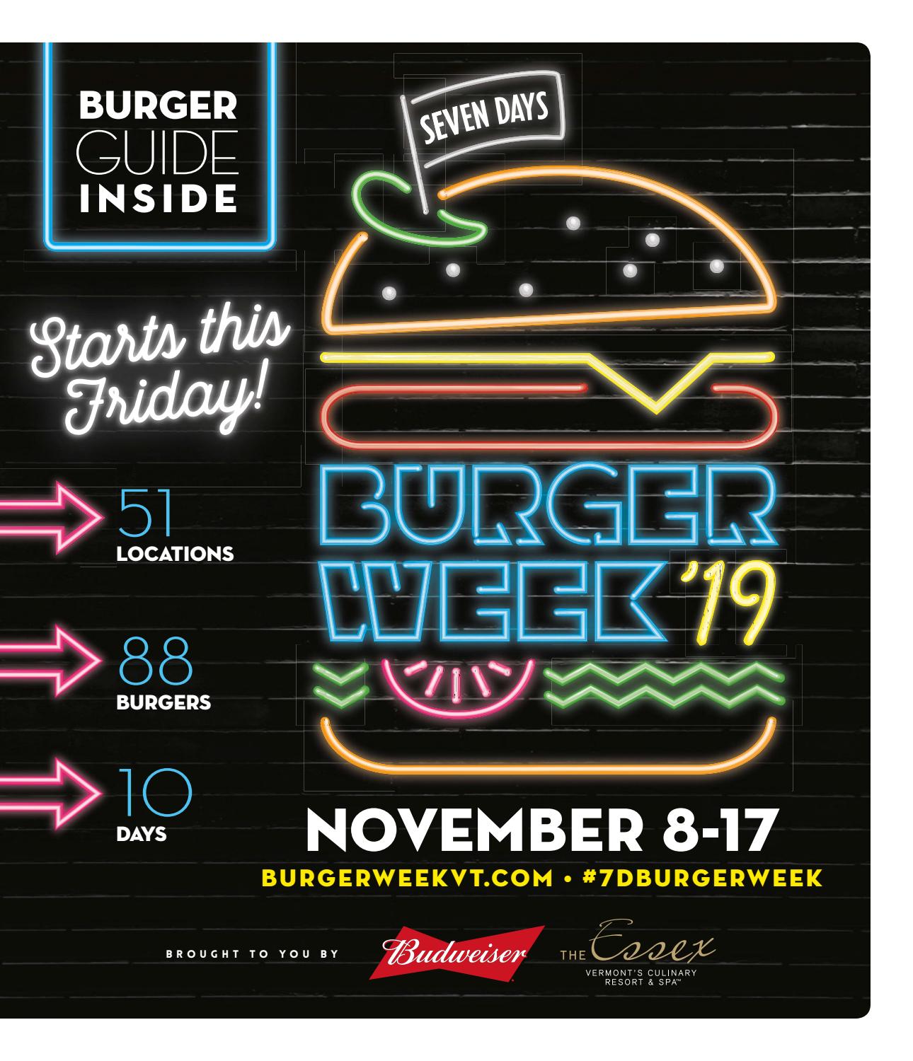Seven Days Burger Week 2019 by Seven Days - Issuu
