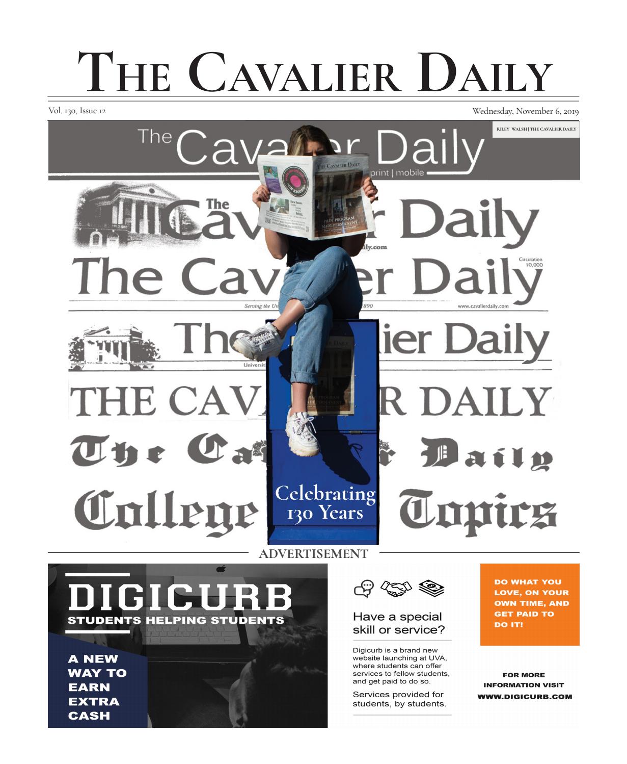 Wednesday, November 6, 2019 by The Cavalier Daily - Issuu