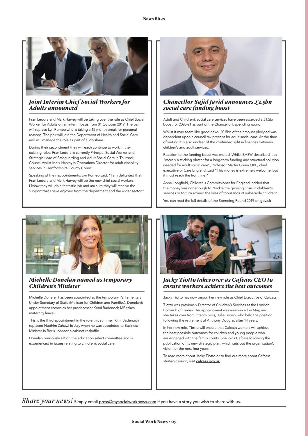 Social Work News - October to December 2019 by Social Work News ...