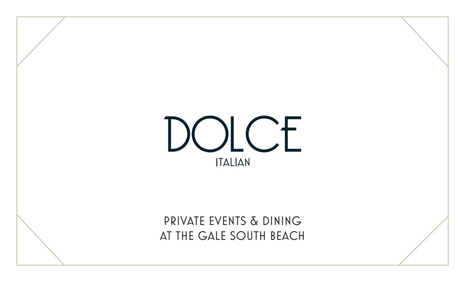 DOLCE ITALIAN - MIAMI by LDV Hospitality - Issuu