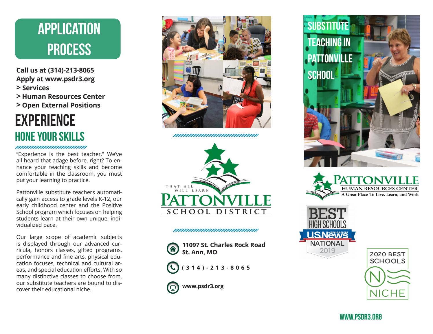 Substitute Teacher Brochure by Pattonville School District - Issuu