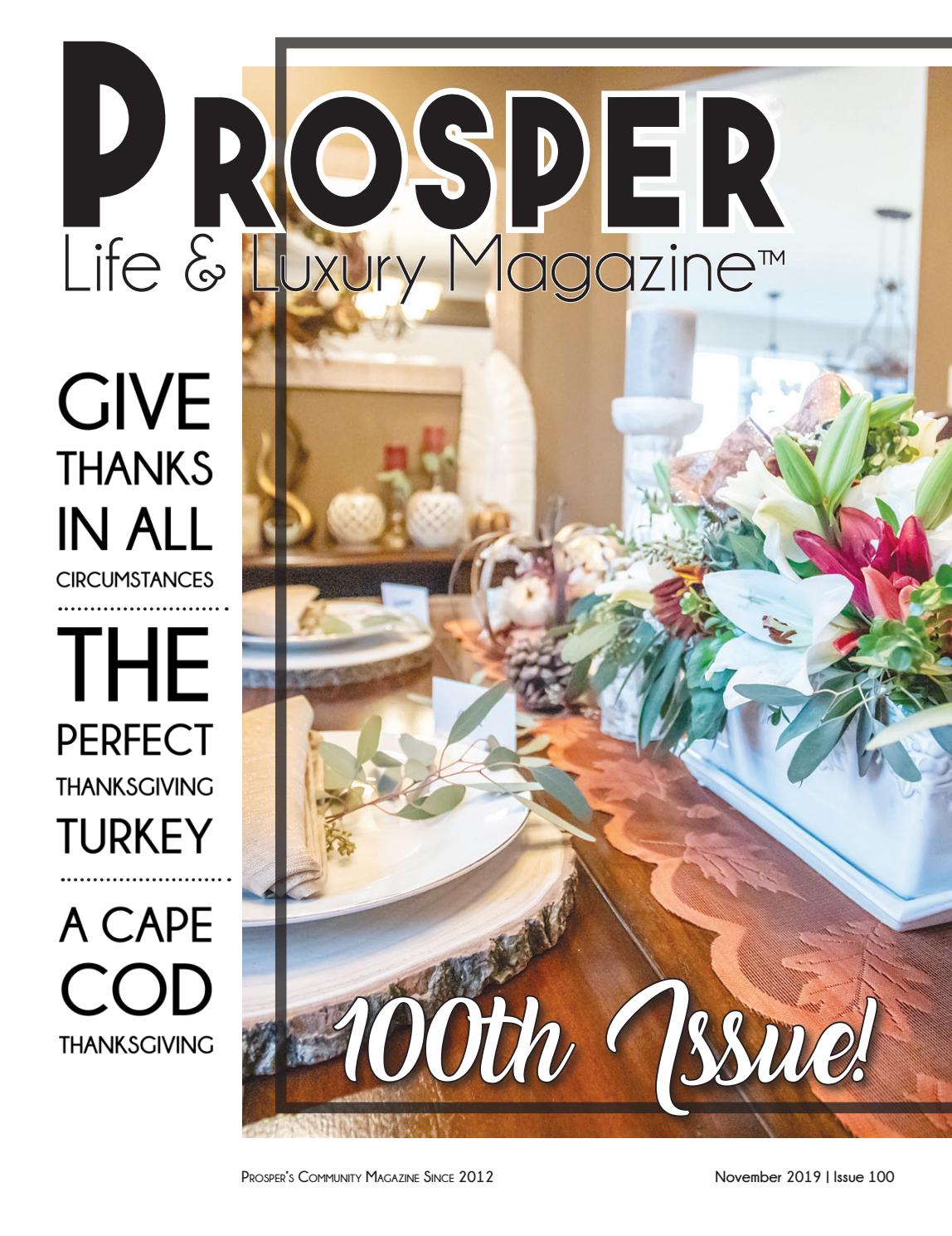 PROSPER - Life and Luxury Magazine | November 2019 by Cedarbrook Media ...