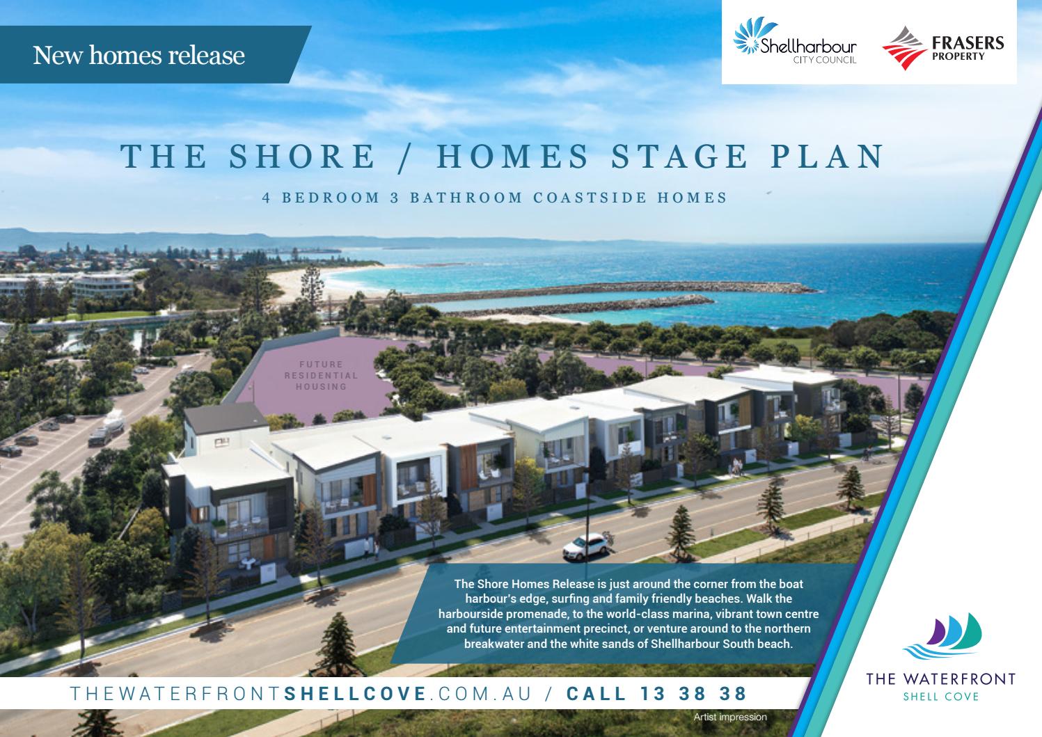 The Waterfront, Shell Cove - Shore Homes Release - Stage Plan by ...