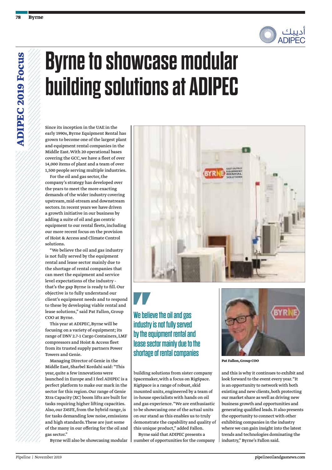 Byrne to showcase modular building solutions at ADIPEC by Byrne Group ...