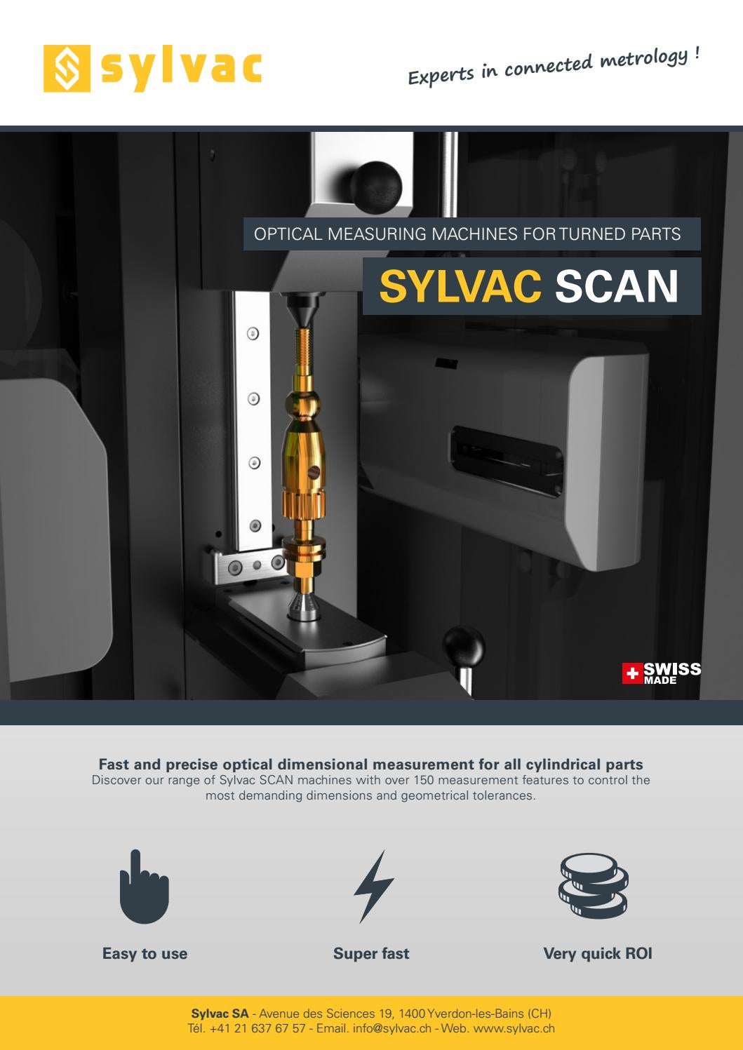 OPTICAL MEASURING MACHINES FOR TURNED PARTS By SYLVAC by Max Value Technology - Issuu