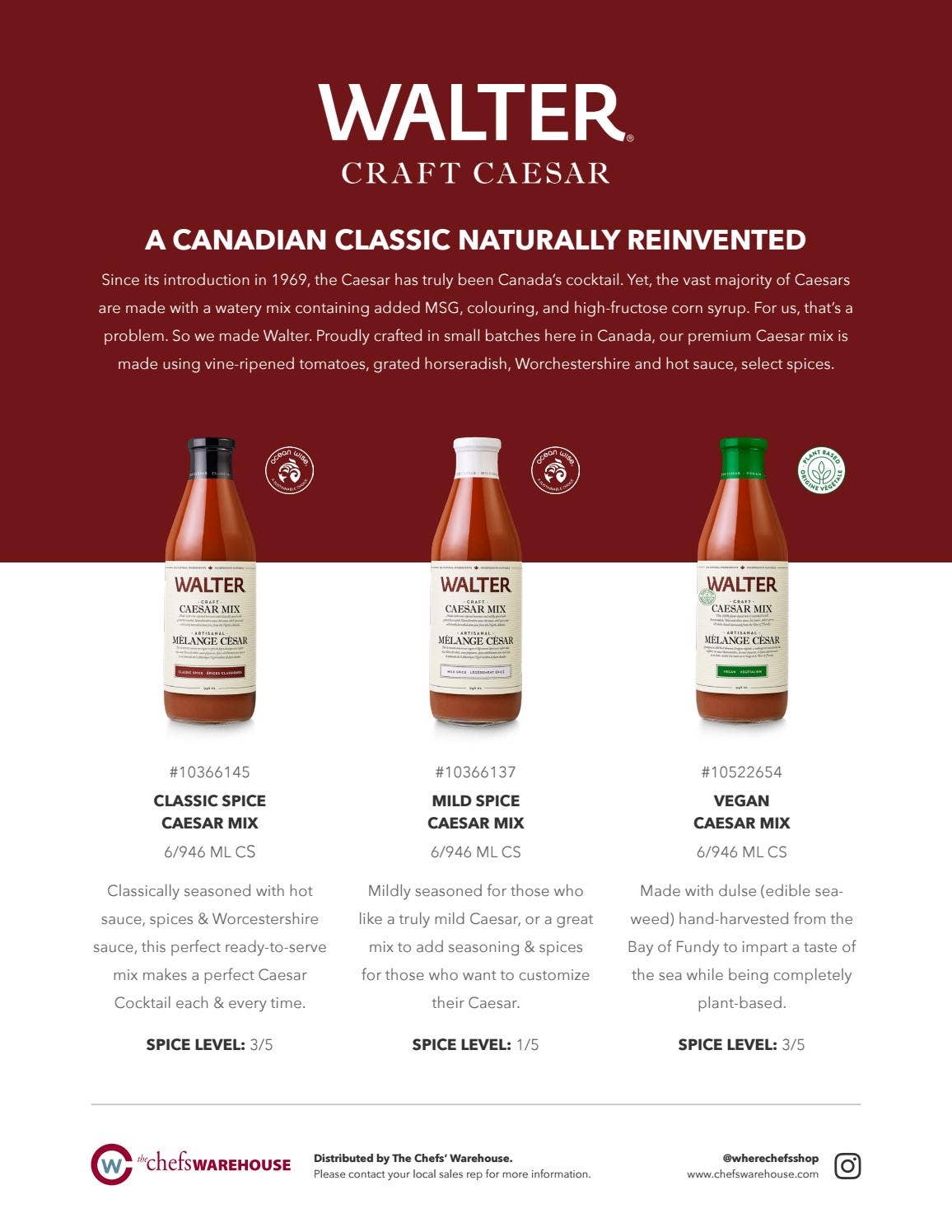 Walter Craft Caesar (Canada) by The Chefs' Warehouse - Issuu