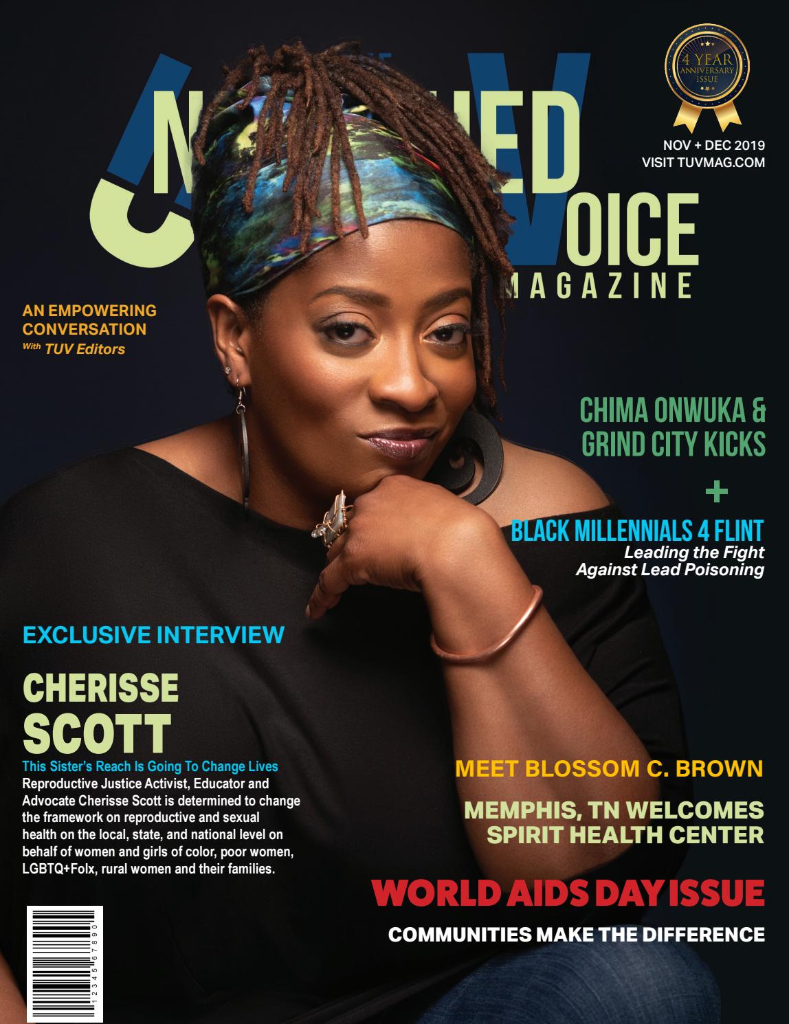 The Unleashed Voice 2019 World AIDS Day Issue featuring Cherisse Scott ...