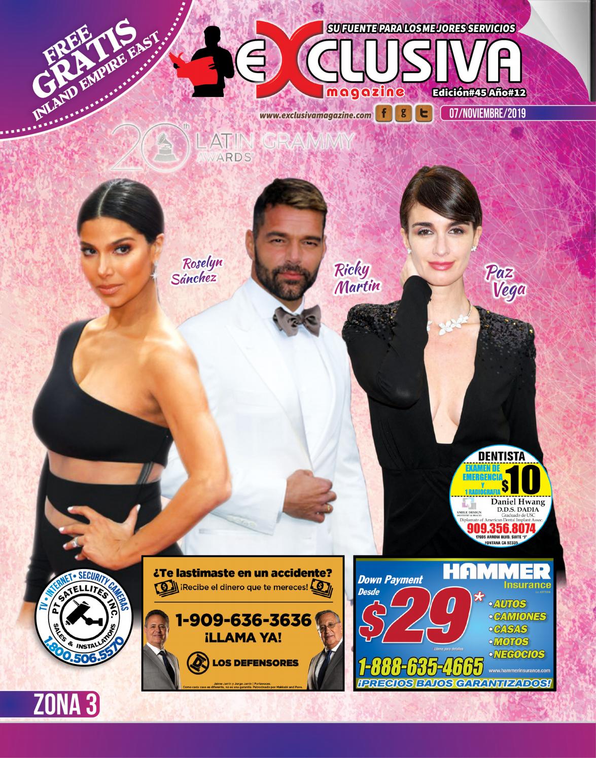 Exclusiva Magazine Issue #45 Zone 3 - 2019 by Exclusiva Magazine - Issuu