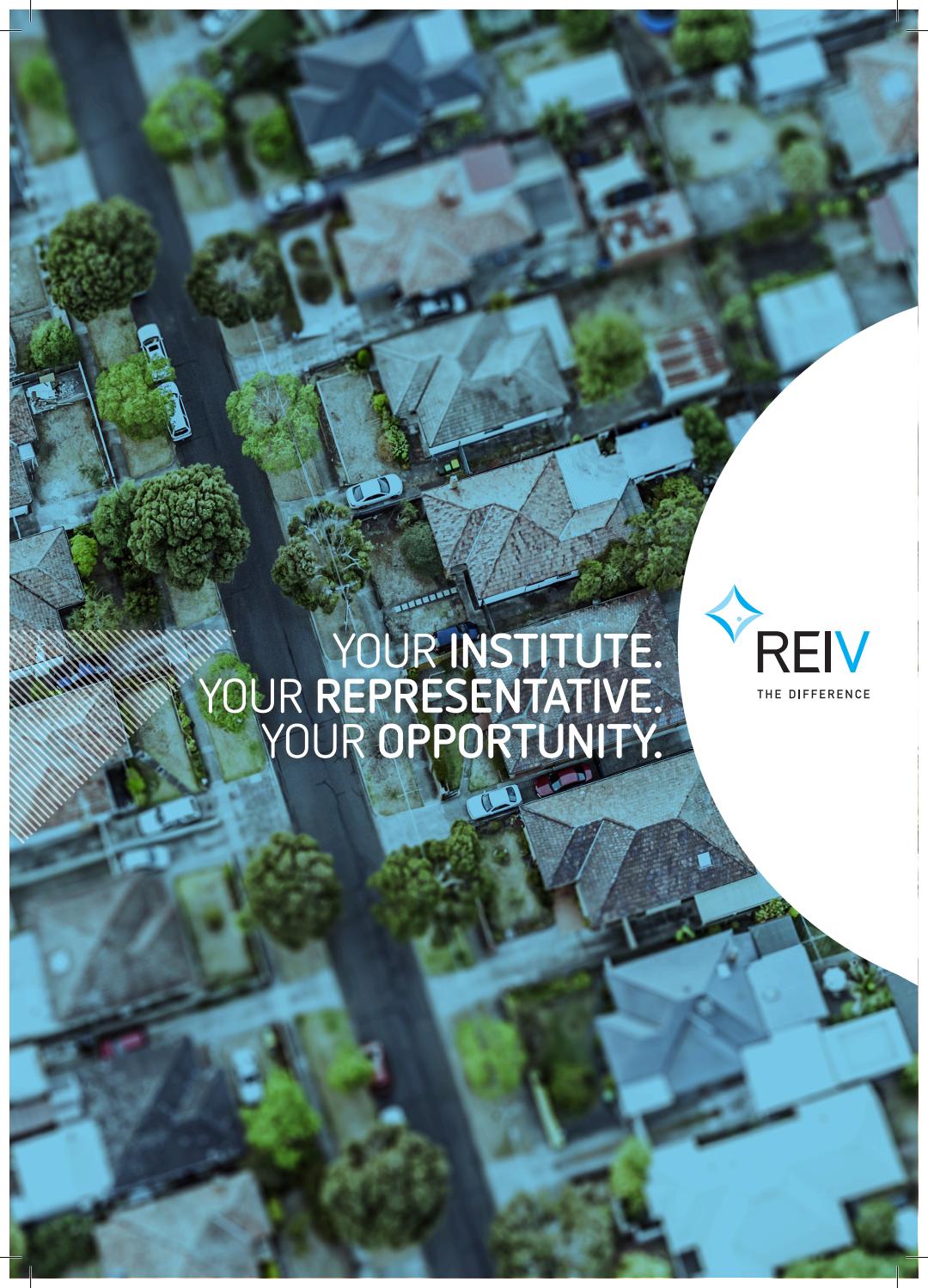 REIV: Your Institute. Your Representative. Your Opportunity by Real ...