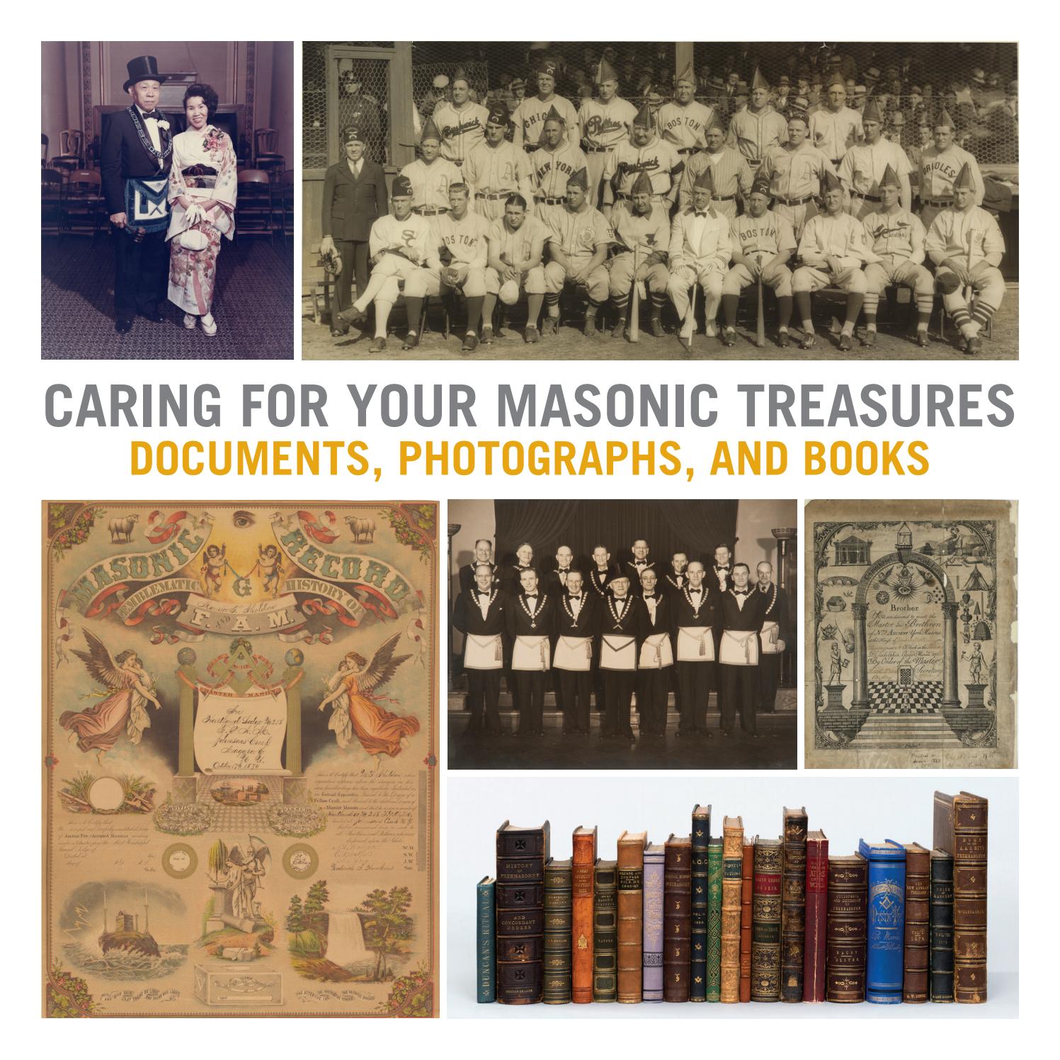 Caring For Your Masonic Treasures by Scottish Rite of Freemasonry, NMJ ...