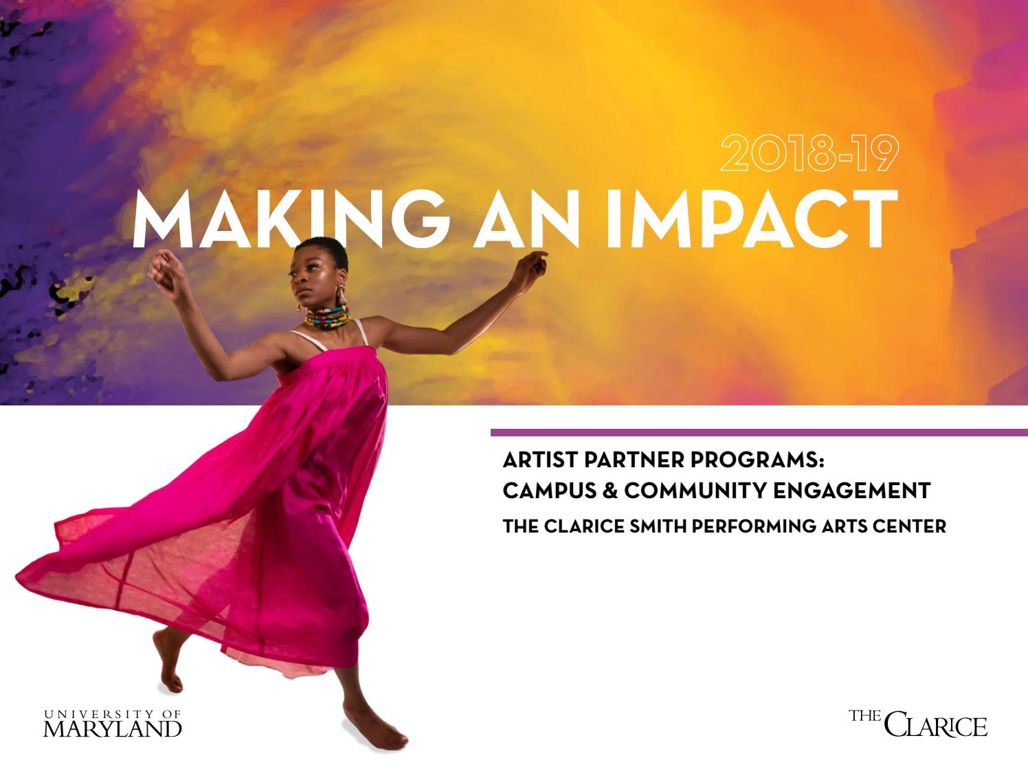 18-19 Artist Partner Programs: Campus & Community Engagement by The ...