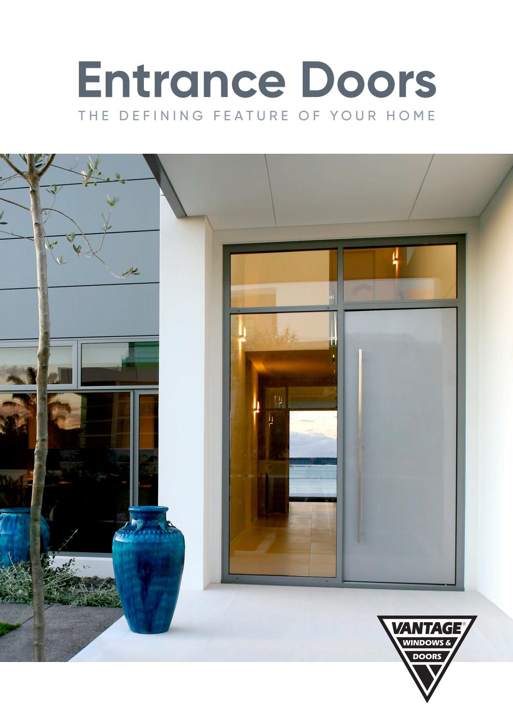 VANTAGE Entrance Doors Brochure by APL | Architectural Profiles Ltd - Issuu