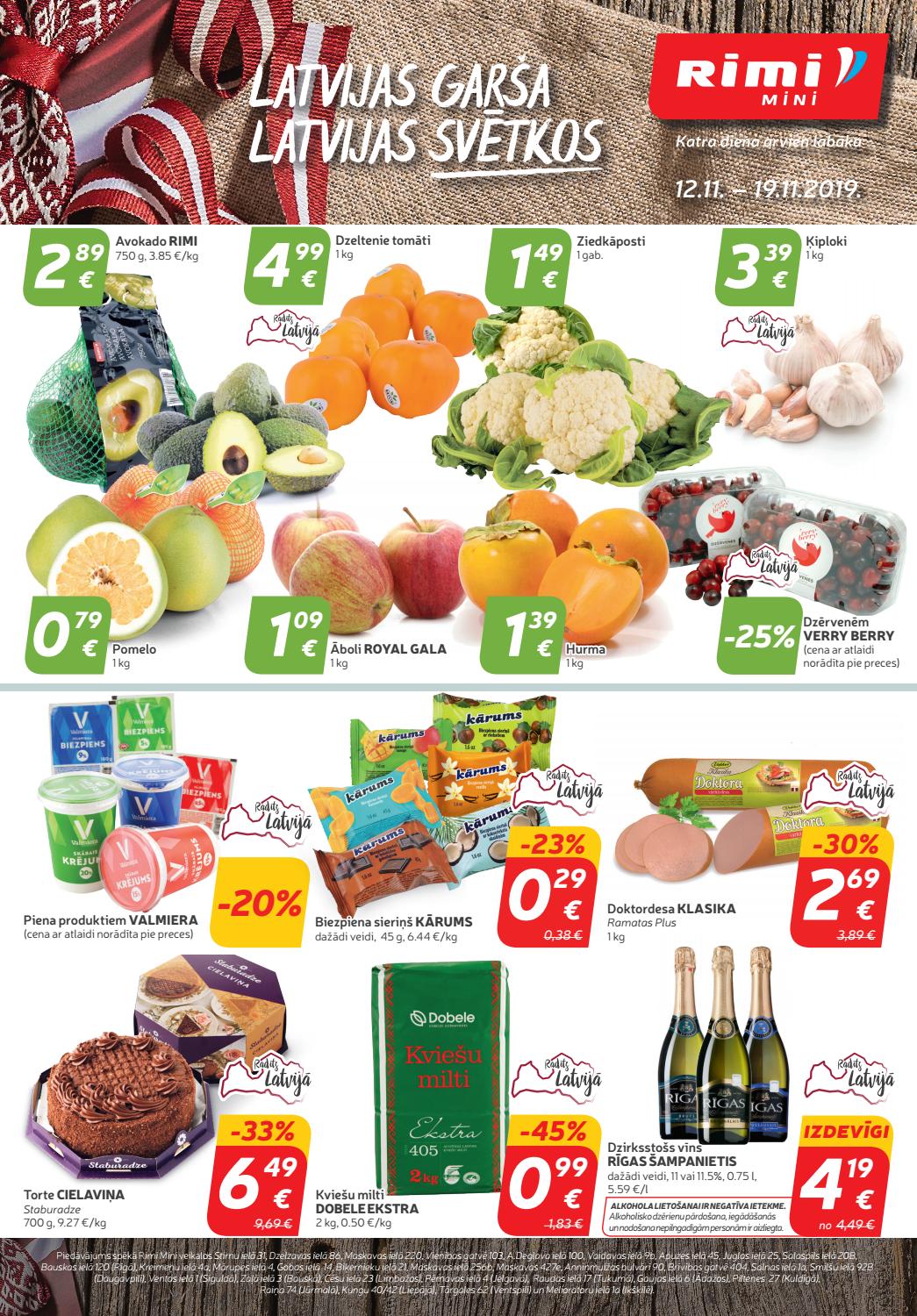 Rimi Mini piedāvājumi 12.11 - 19.11.2019. by Rimi - Issuu