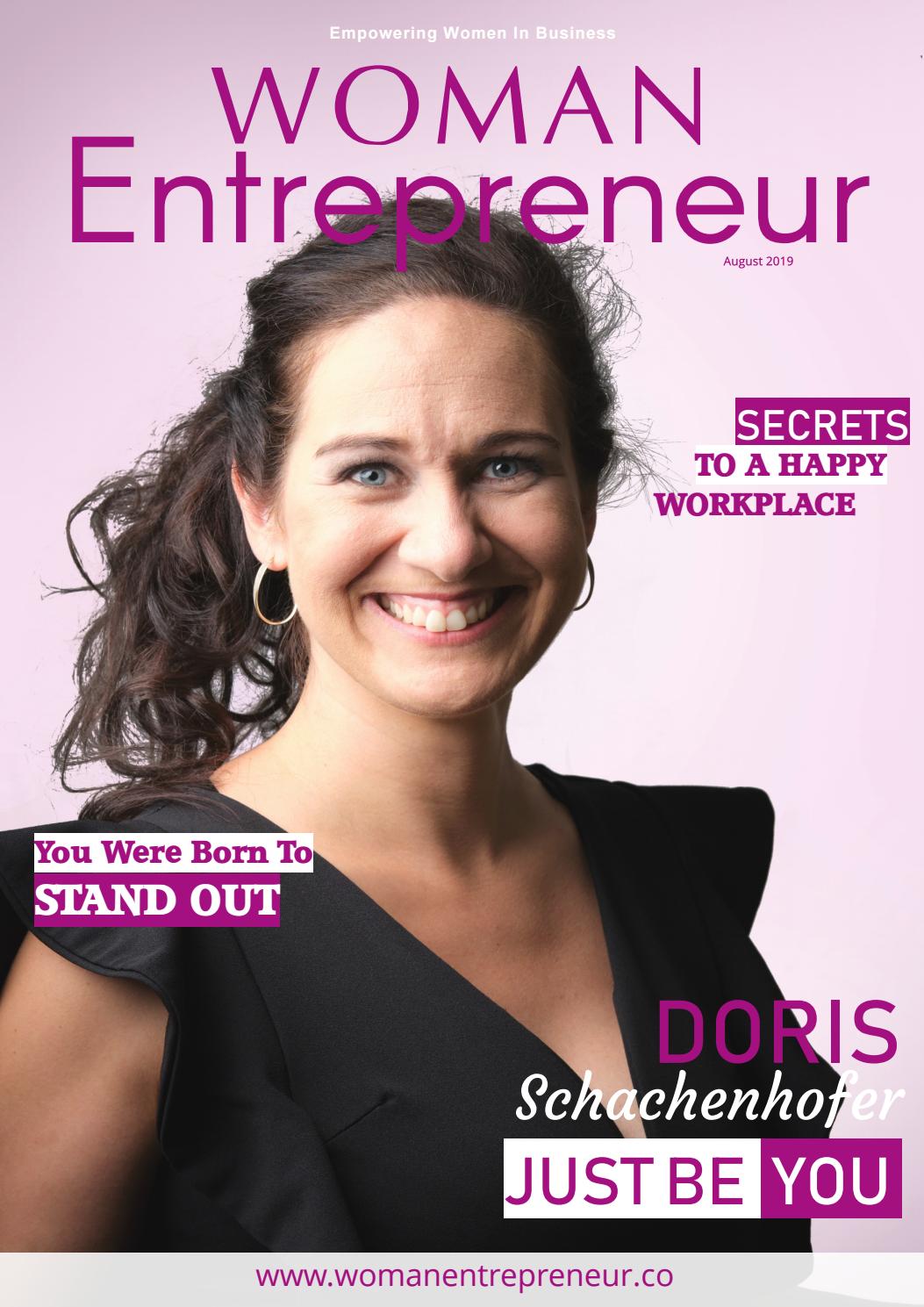 Woman Entrepreneur Magazine - August 2019 Edition by Woman Entrepreneur ...