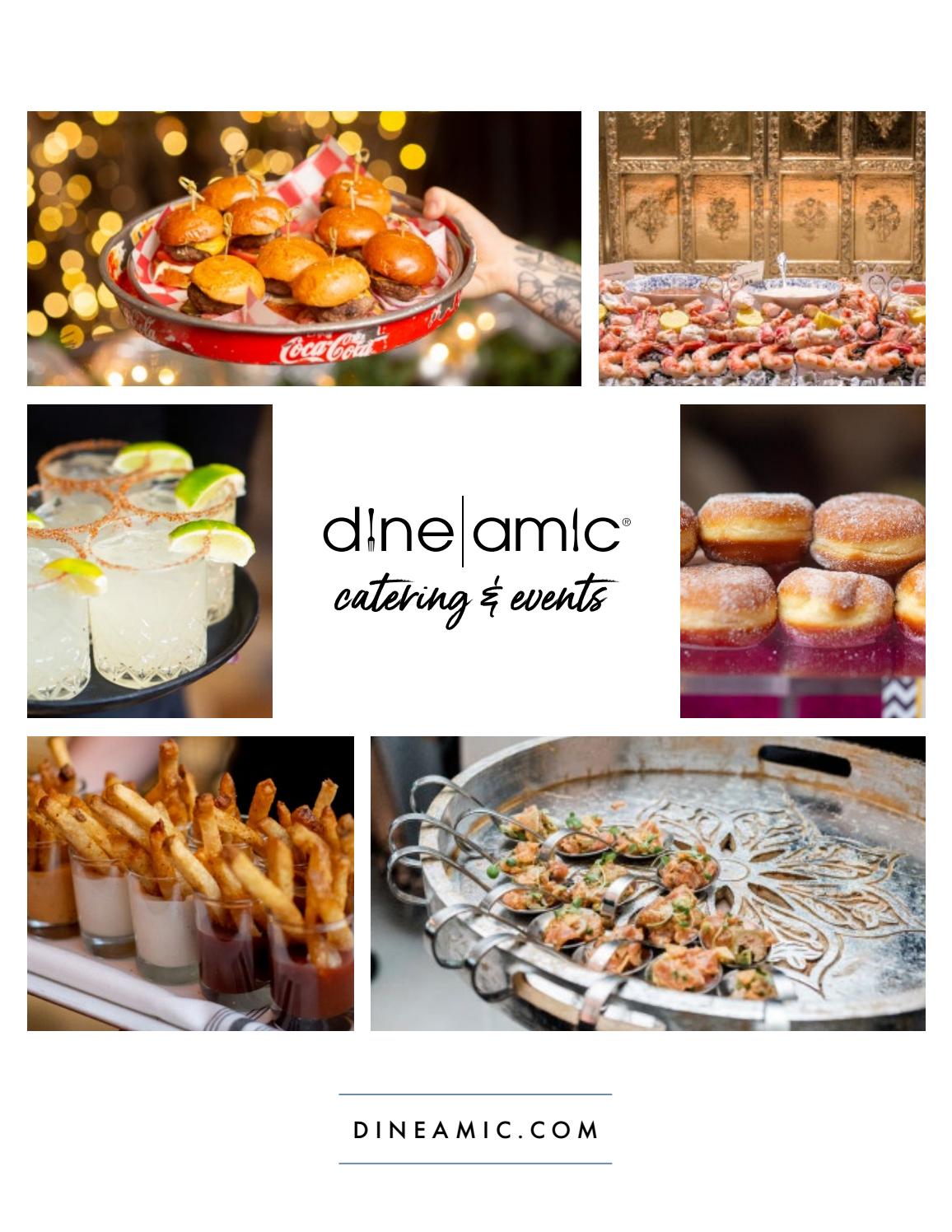 Dineamic Catering -- Full Service Menu by DineamicHospitality - Issuu