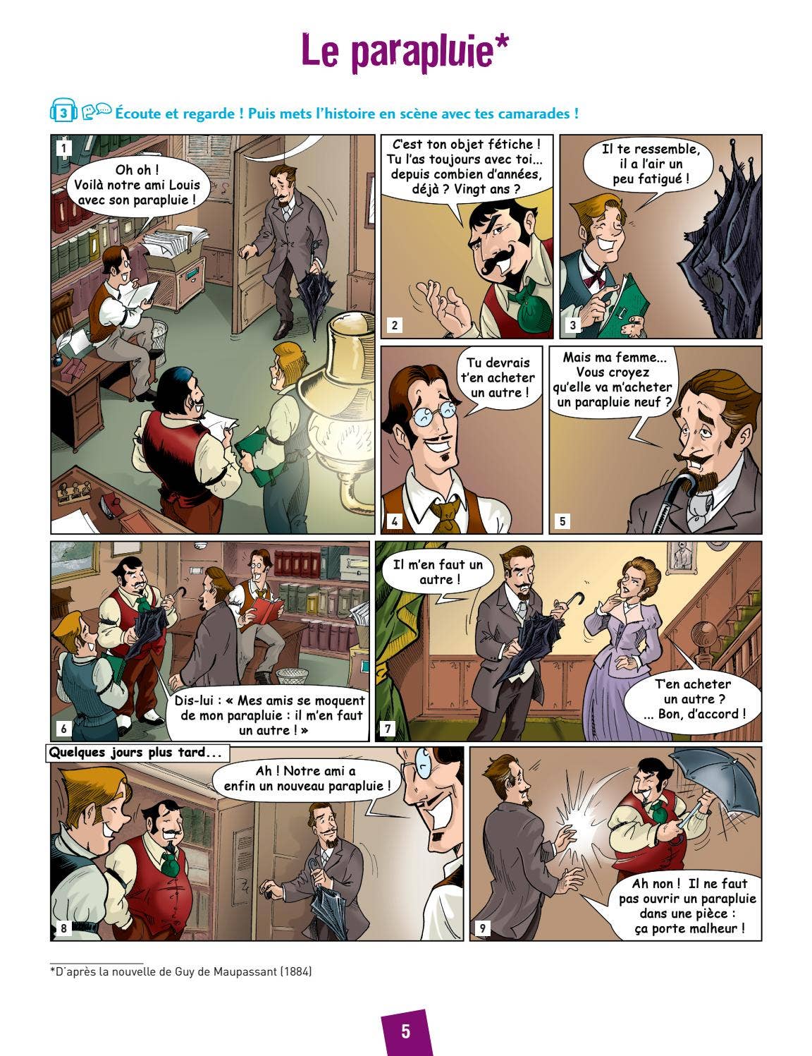 BD Les contes et nouvelles de Maupassant - Niveau 3-A2/B1 - Lecture ...