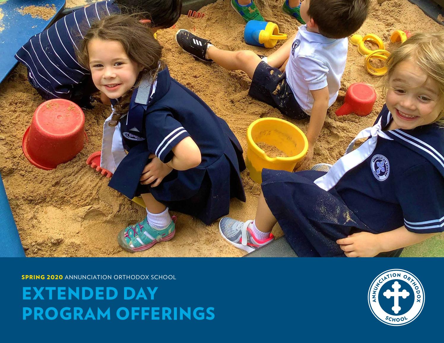 AOS Extended Day Spring 2020 Program Offerings by aoshouston - Issuu