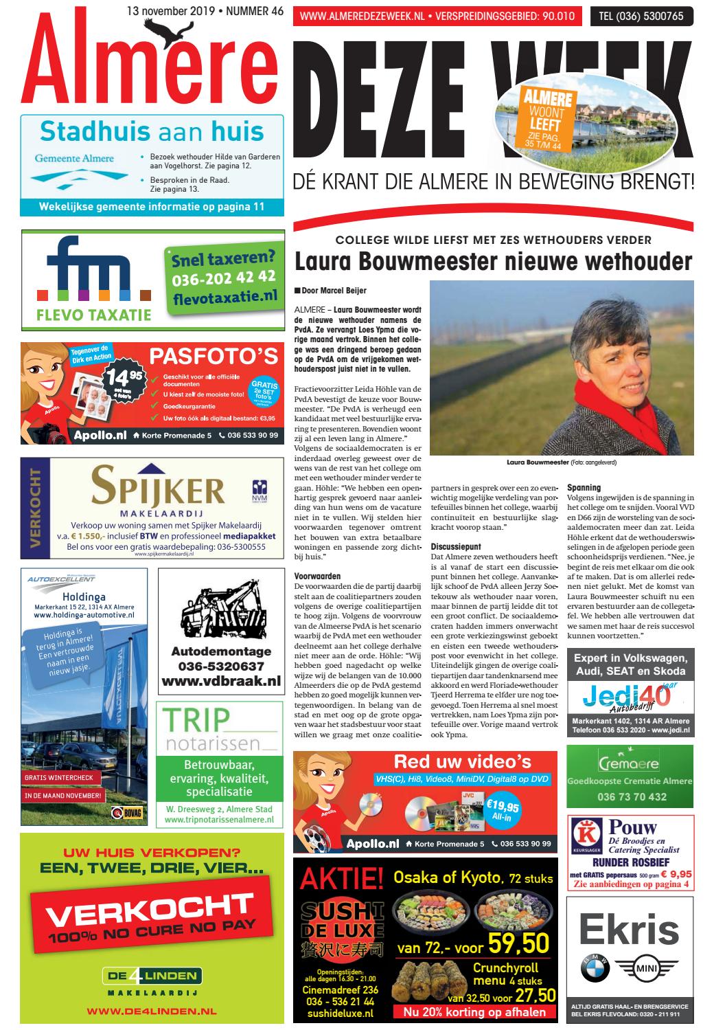 Almere DEZE WEEK week 46 2019 by Almere DEZE WEEK - Issuu