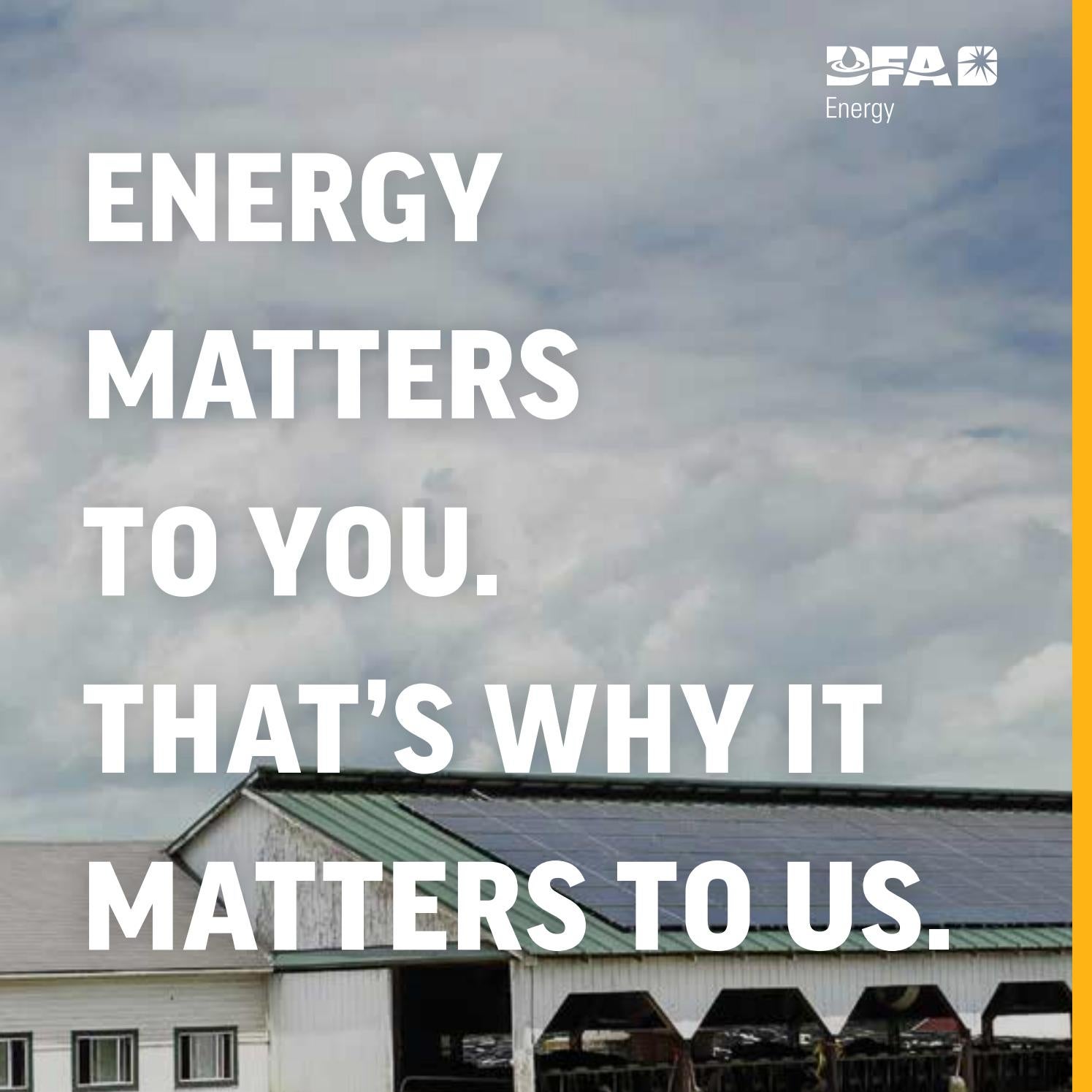 DFA Energy Brochure by Dairy Farmers of America - Issuu
