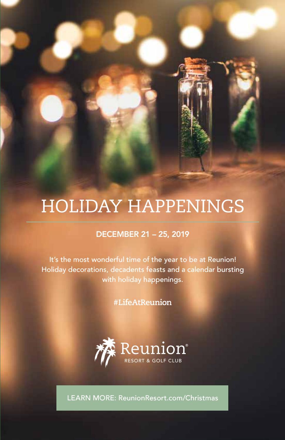 Christmas Brochure by Reunion Resort & Golf Club - Issuu
