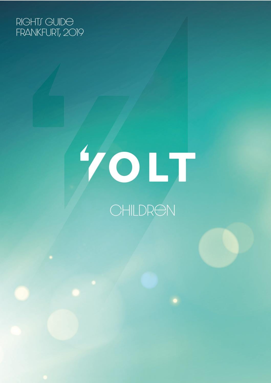 Singel Publishers Volt Children's Books fall 2019 by Singel ...