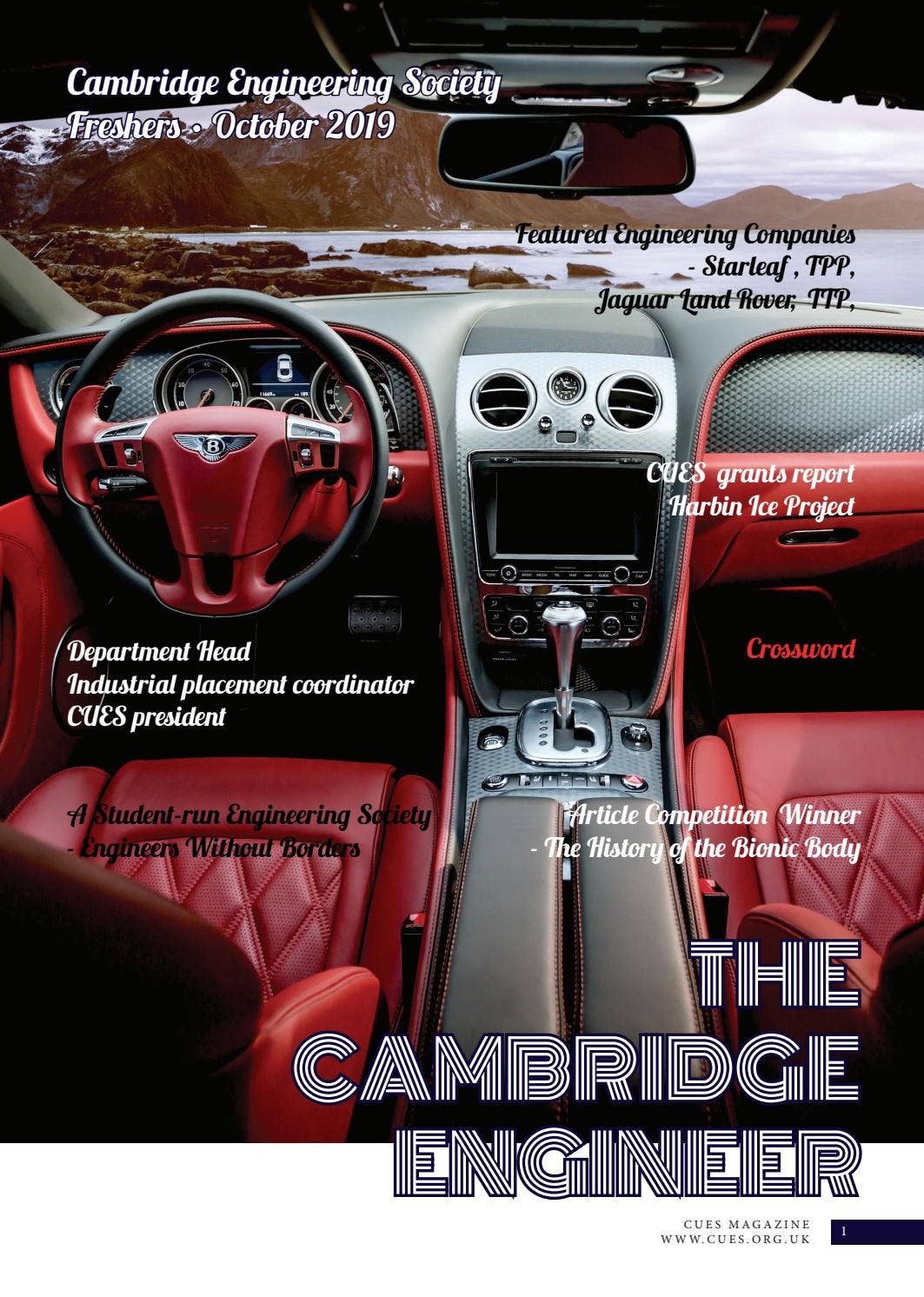 The Cambridge Engineer: Freshers Edition 2019 by The Cambridge Engineer ...