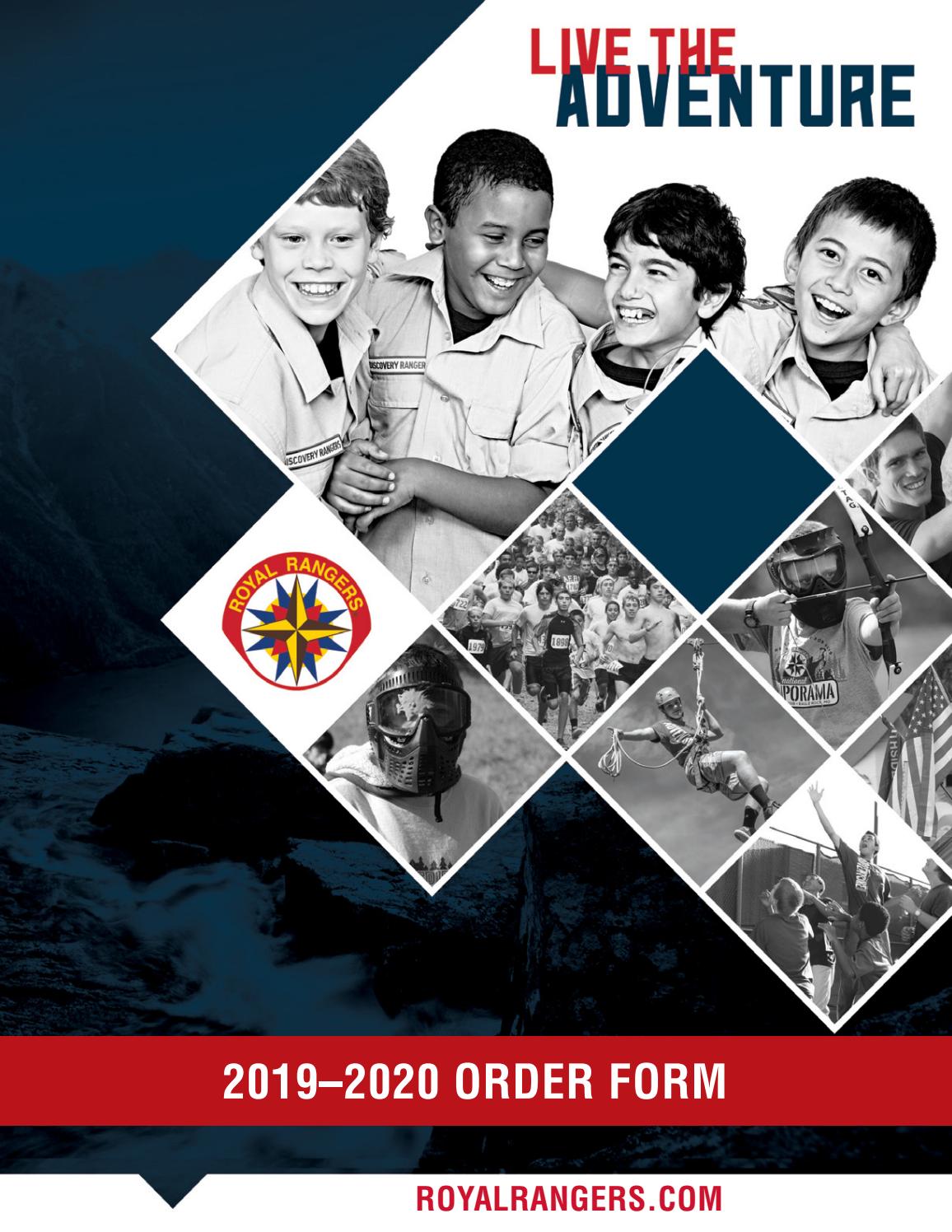 Royal Rangers Order Form 2019-2020 by My Healthy Church - Issuu