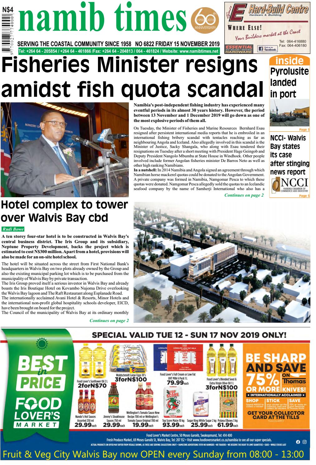 15 nov namib times e-edition by Namib Times Virtual - Issuu