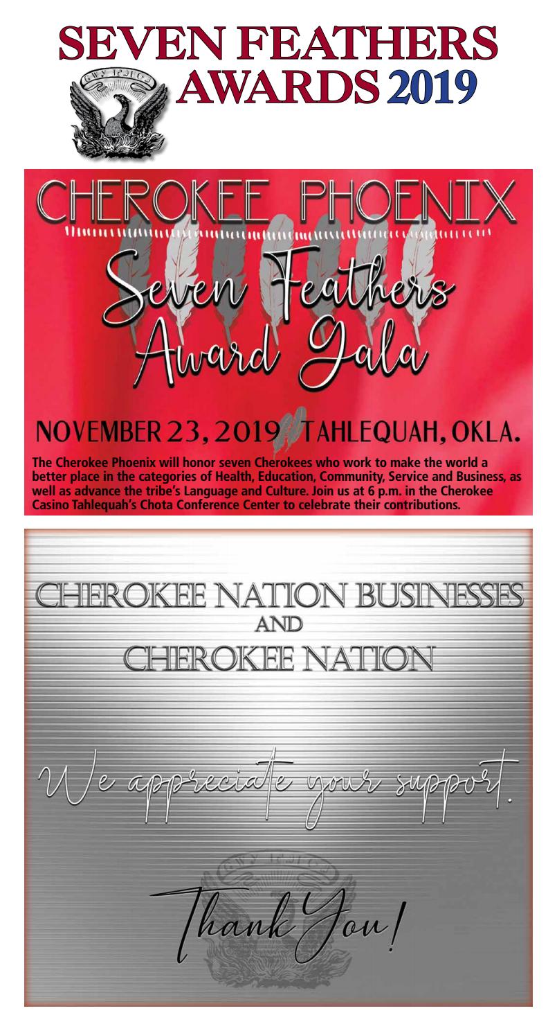 Nov. 15, 2019 issue of the Cherokee Phoenix by Cherokee Phoenix - Issuu