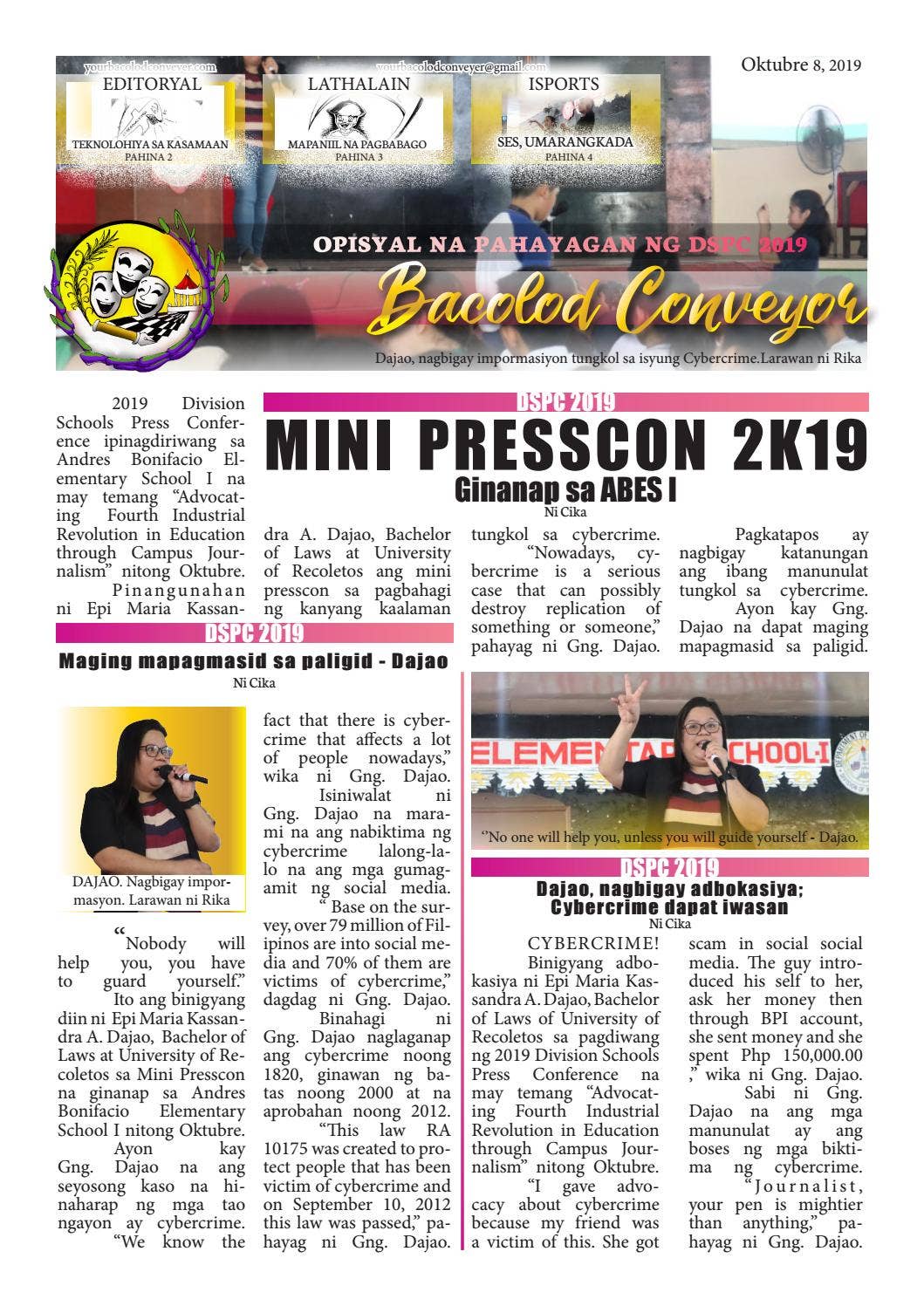 DSPC 2019 2ND PLACE by satojitolance - Issuu