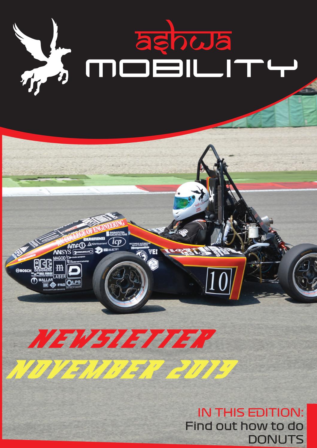 Ashwa Mobility Newsletter - Nov 2019 Edition by Ashwa Racing - Issuu