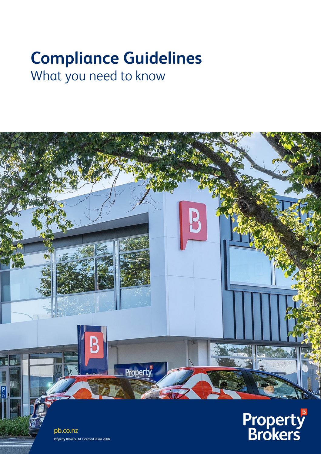 Compliance Guidelines by Property Brokers Creative - Issuu