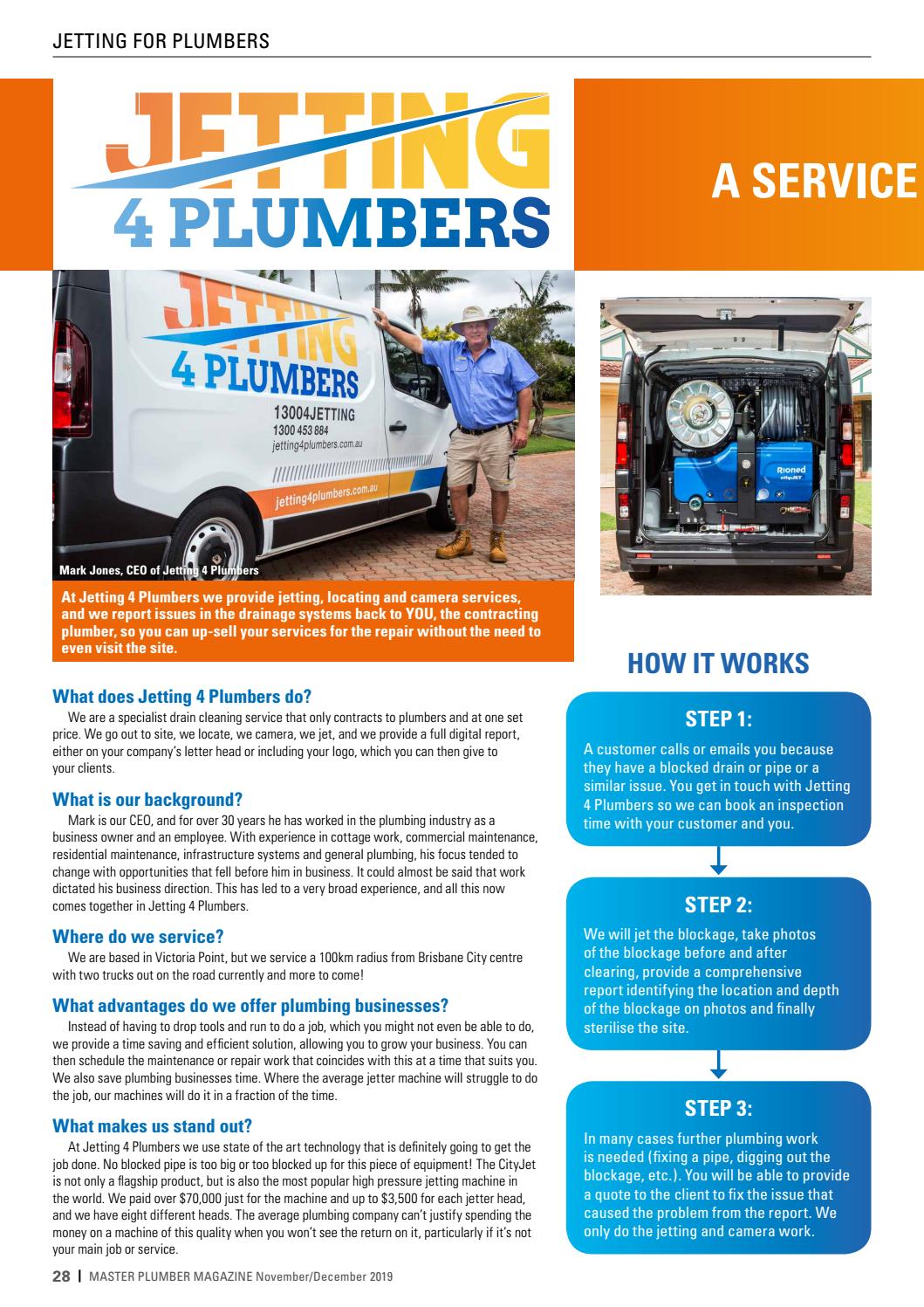 Master Plumber Magazine - November/December 2019 by Master Plumbers ...